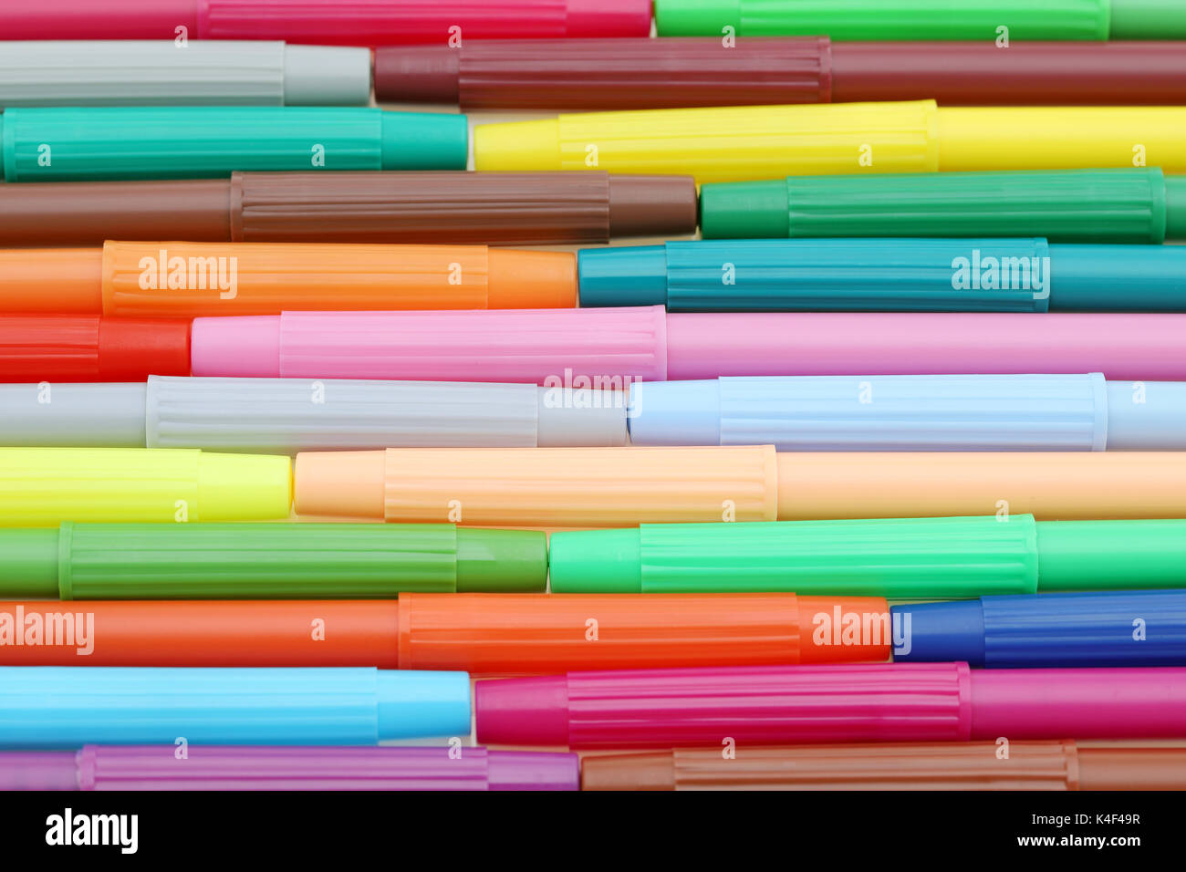 Colorful pens hi-res stock photography and images - Alamy