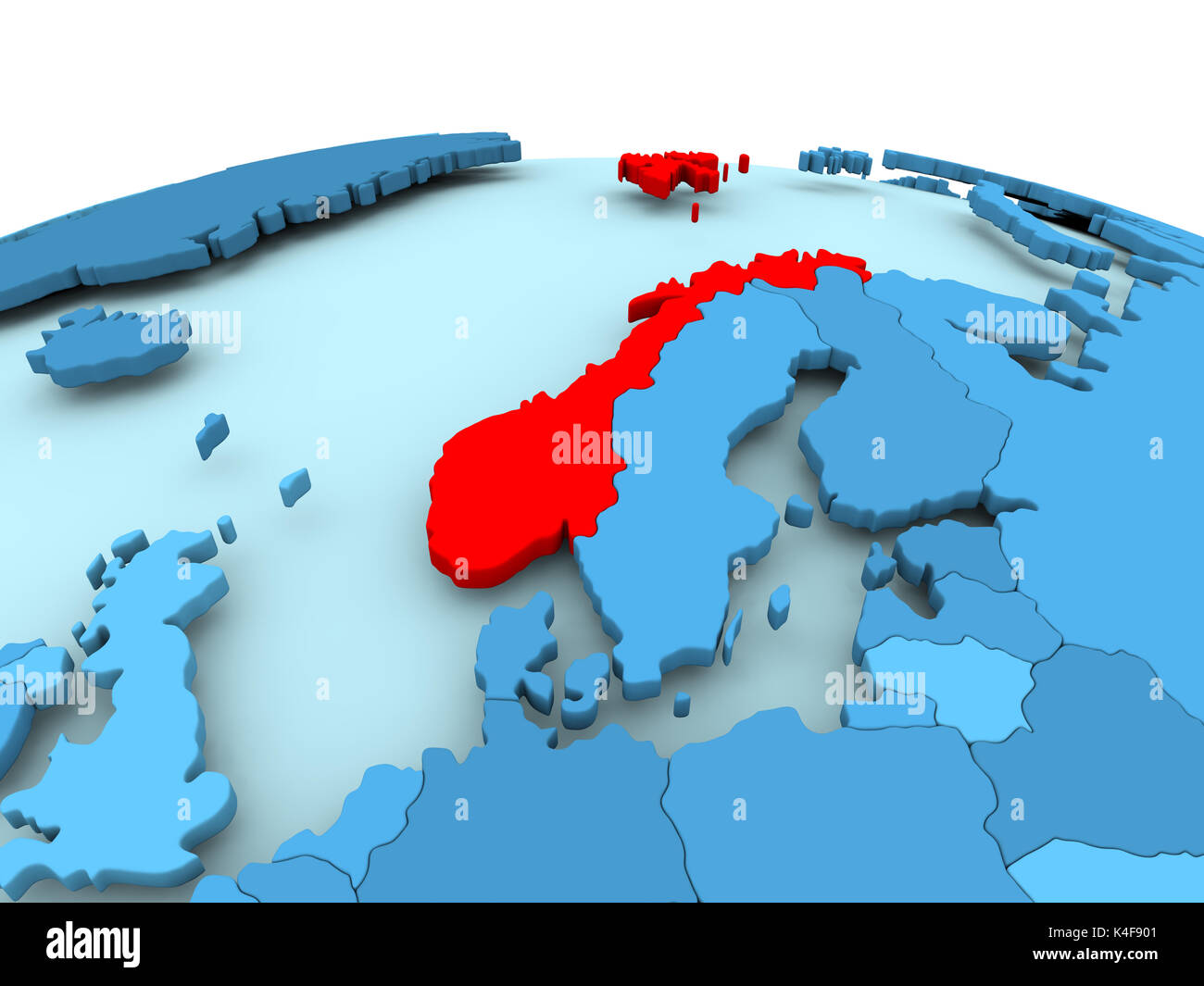 Norway Map Globr