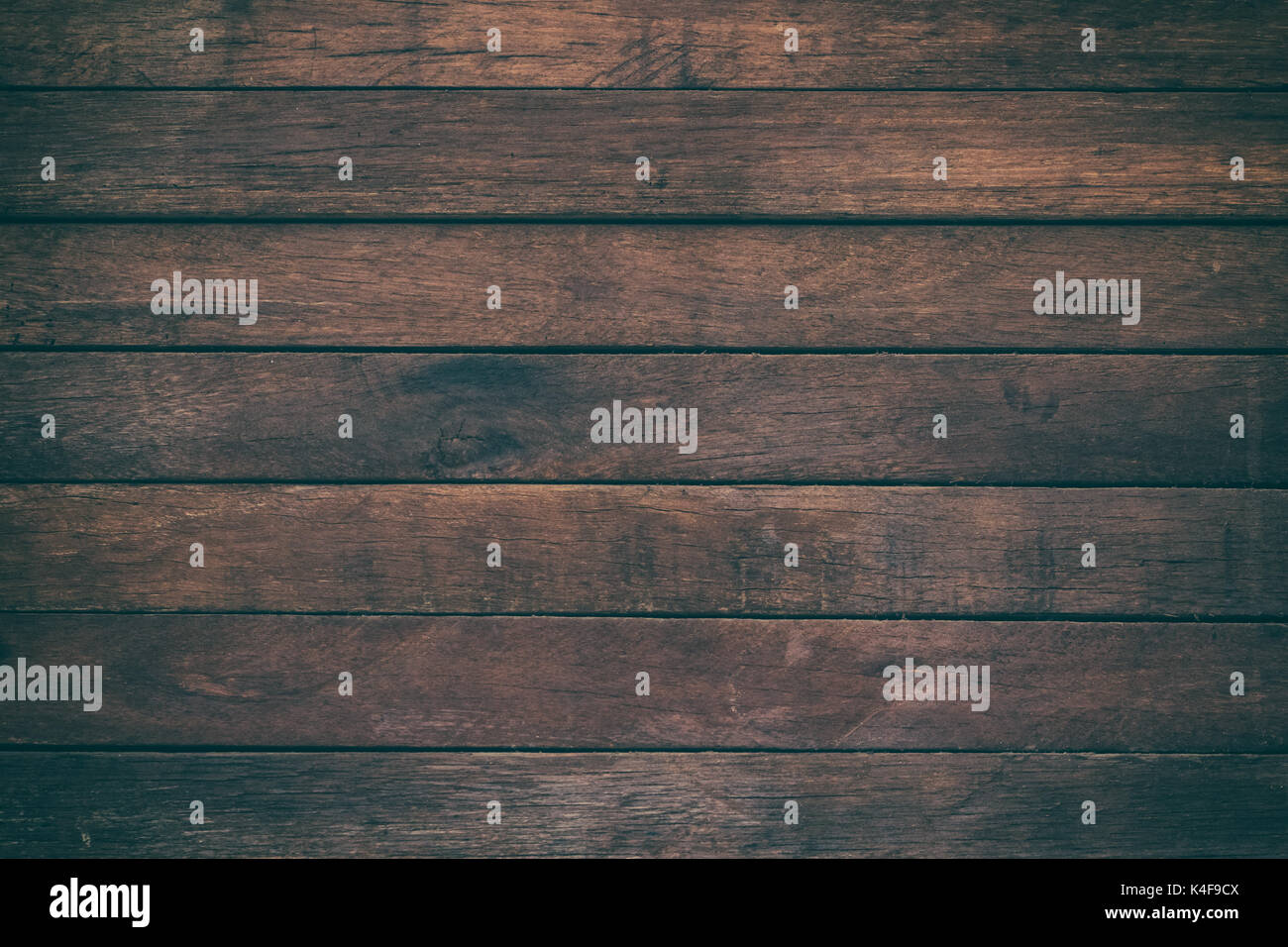 Vintage surface wood table and rustic grain texture background. Close ...