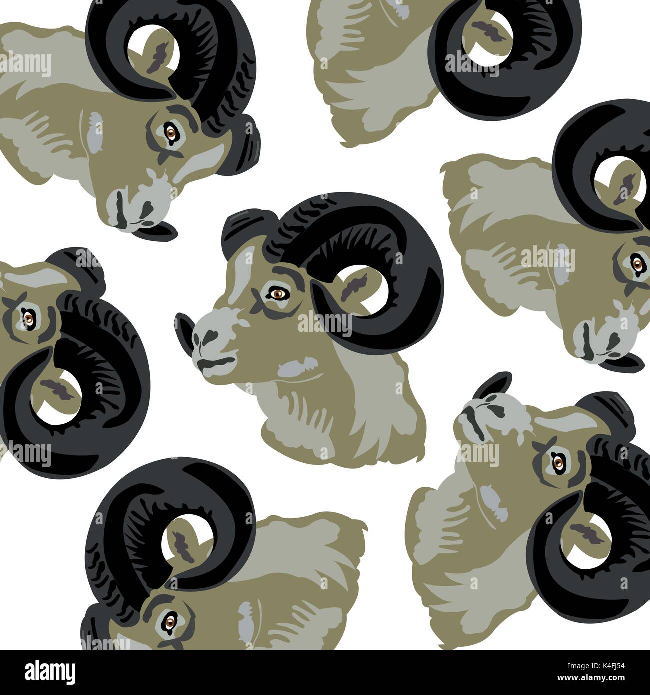 Ram pattern Stock Vector Images - Alamy