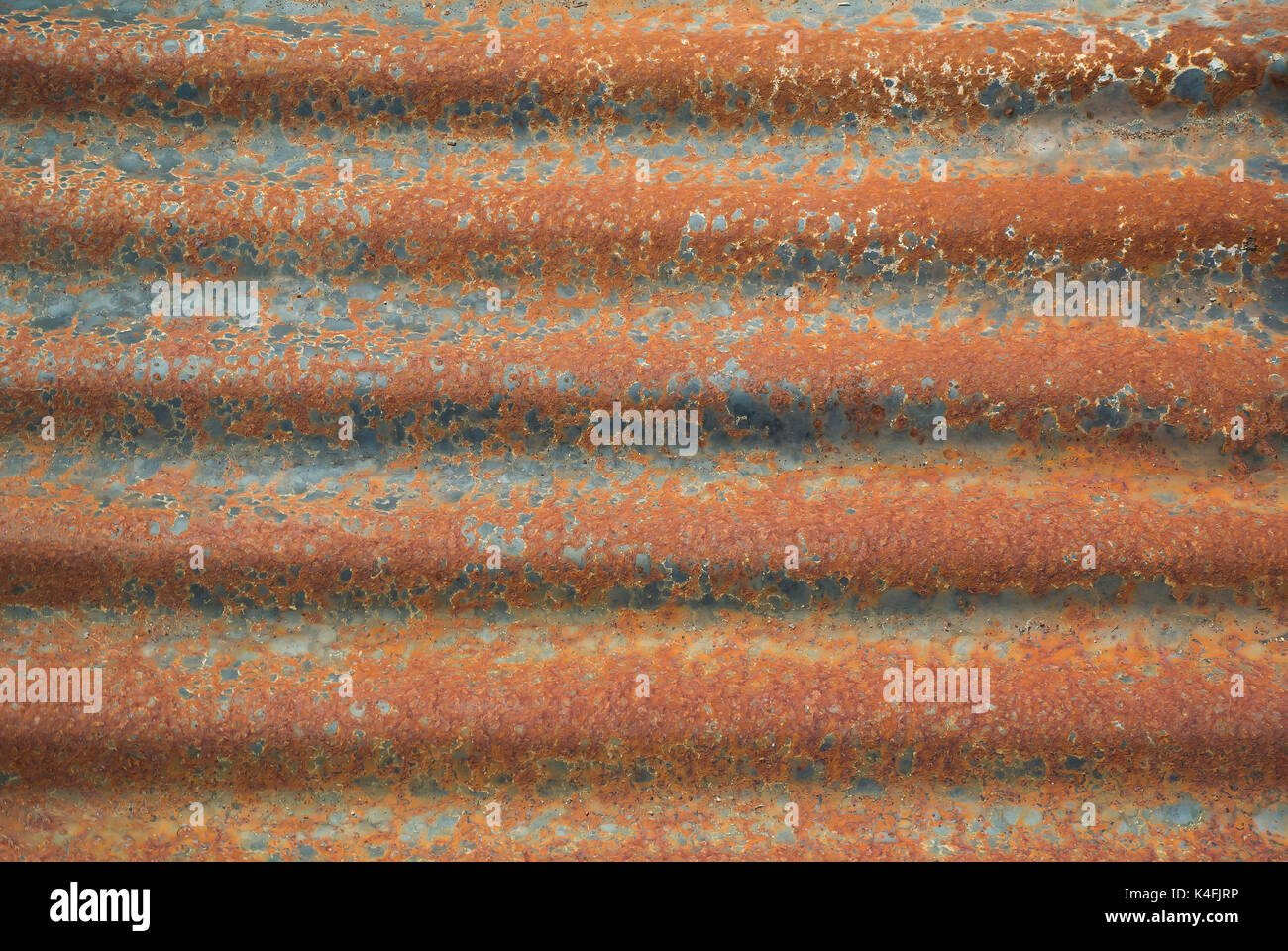Rusty Corrugated Metal Stock Photo - Alamy
