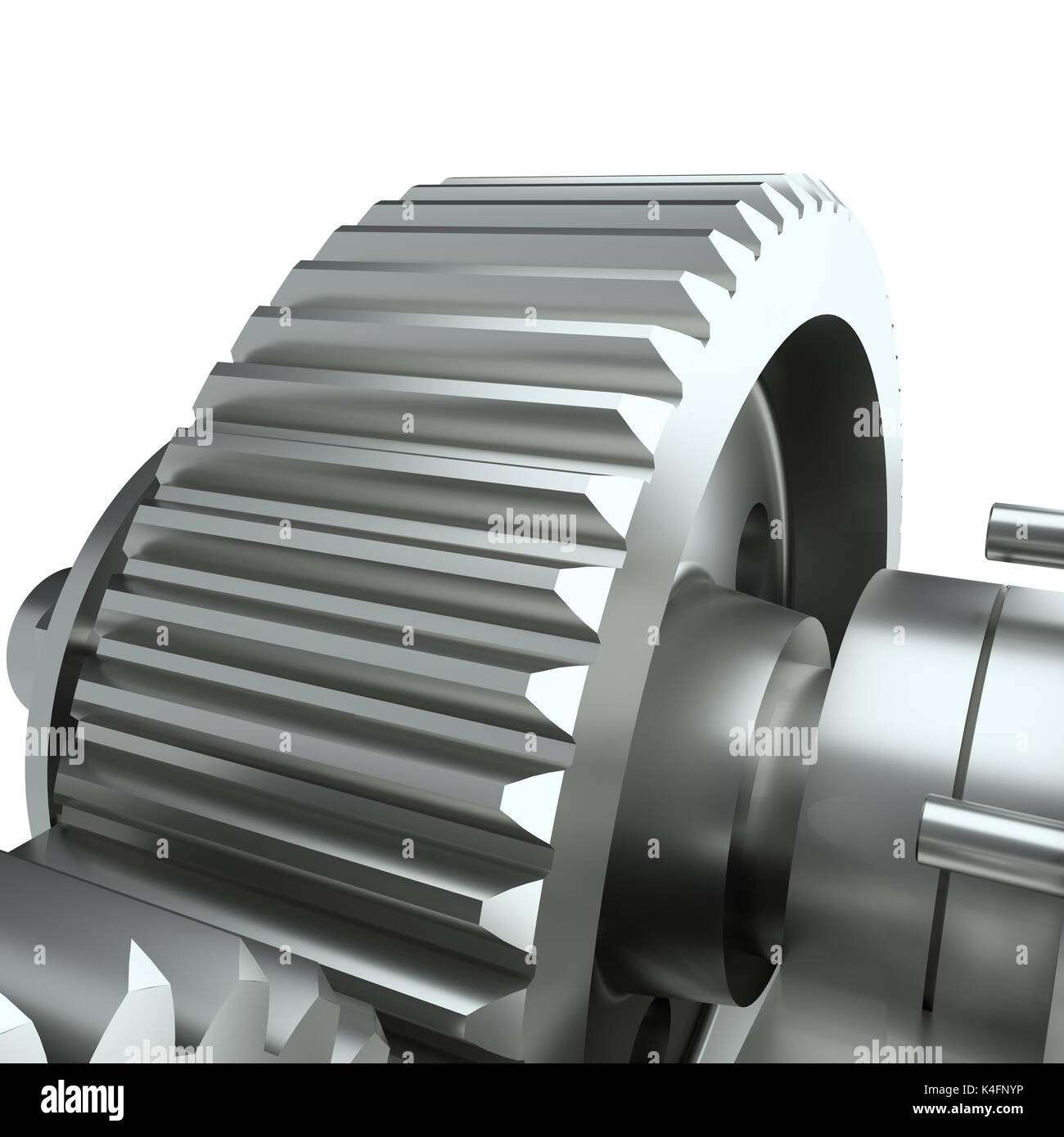 Large cog wheels in gearbox Stock Photo - Alamy