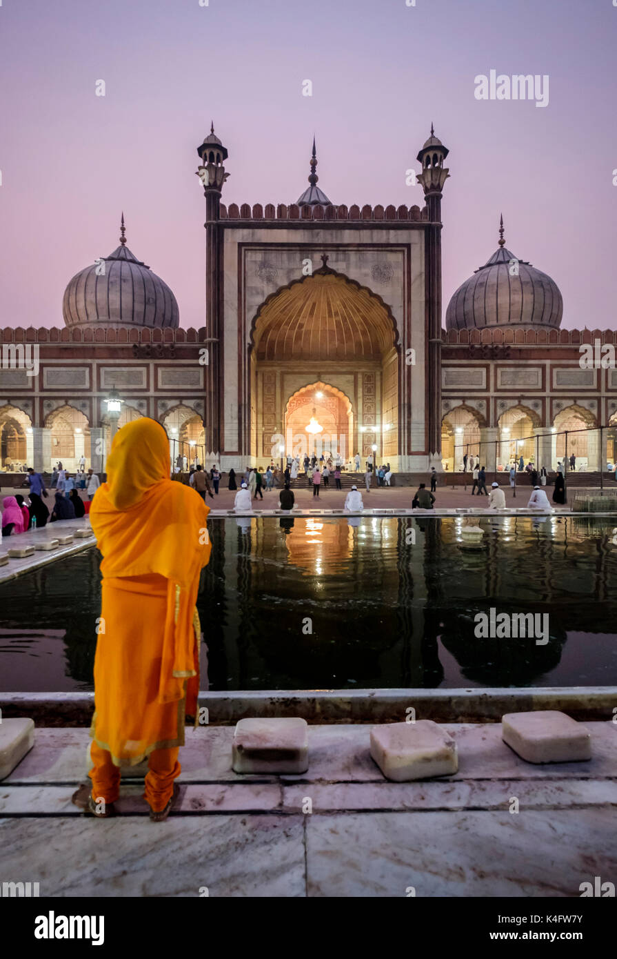 Muslim Mosque In New Delhi High Resolution Stock Photography and Images ...
