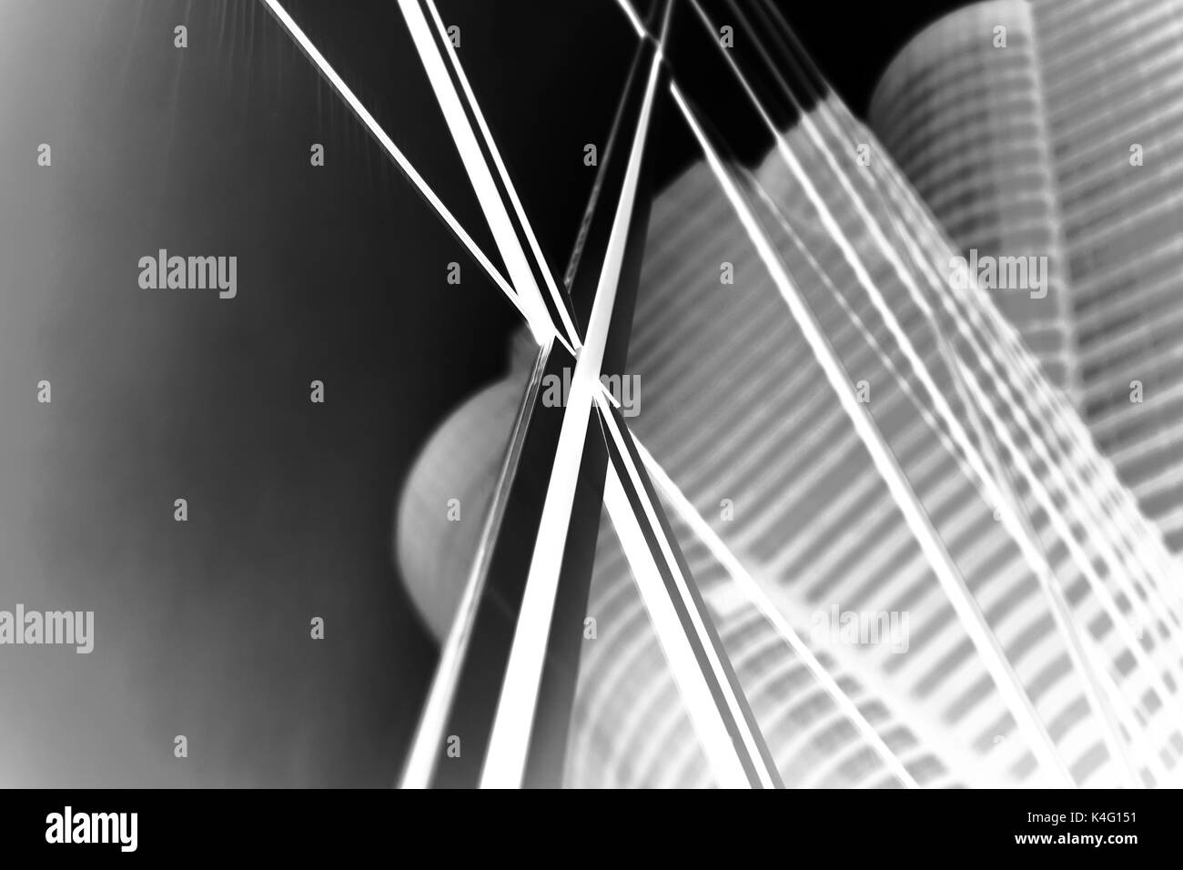 Abstract buildings background with B&W color Stock Photo - Alamy