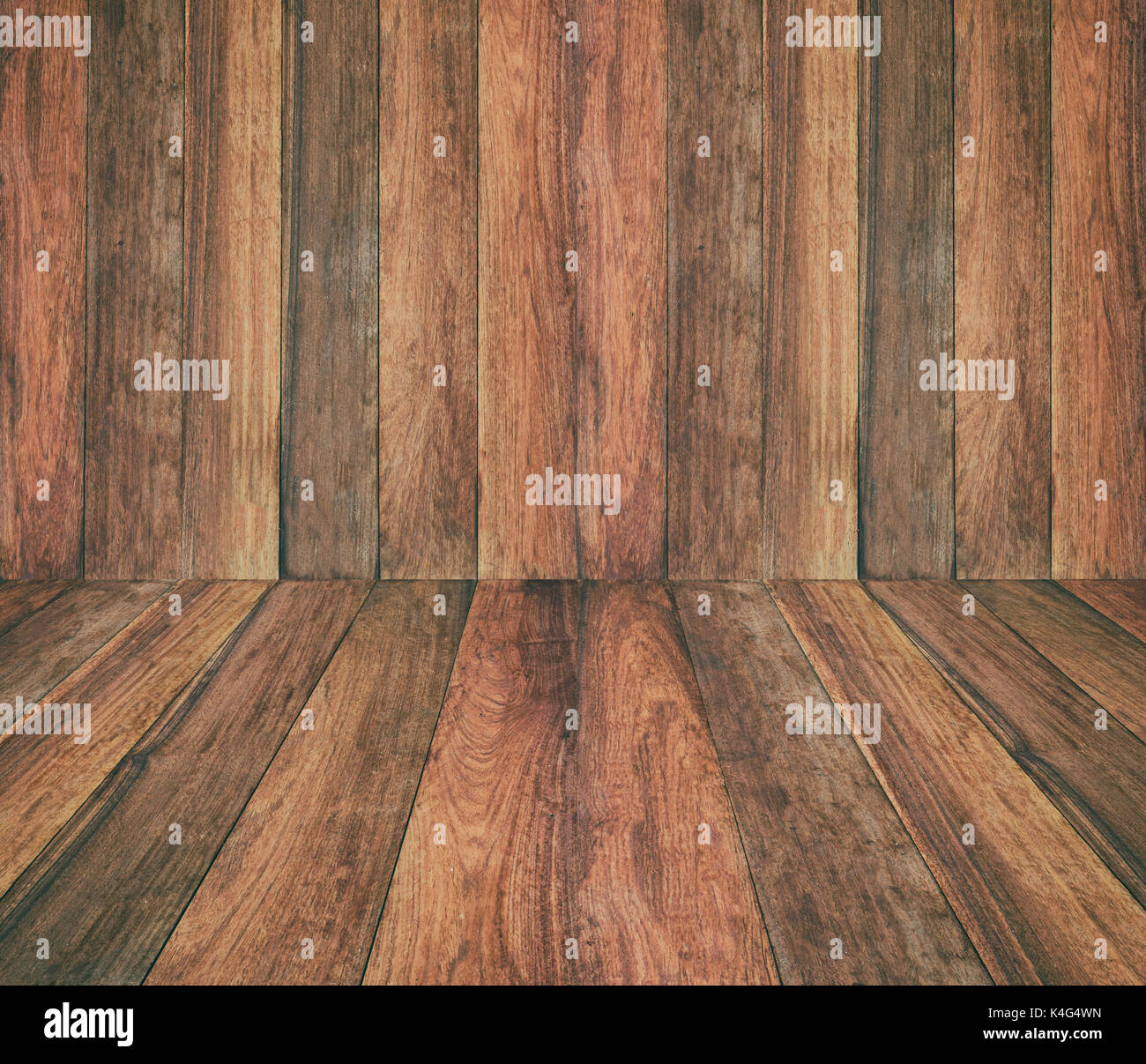 Vintage surface wood table and rustic grain texture background. Close ...