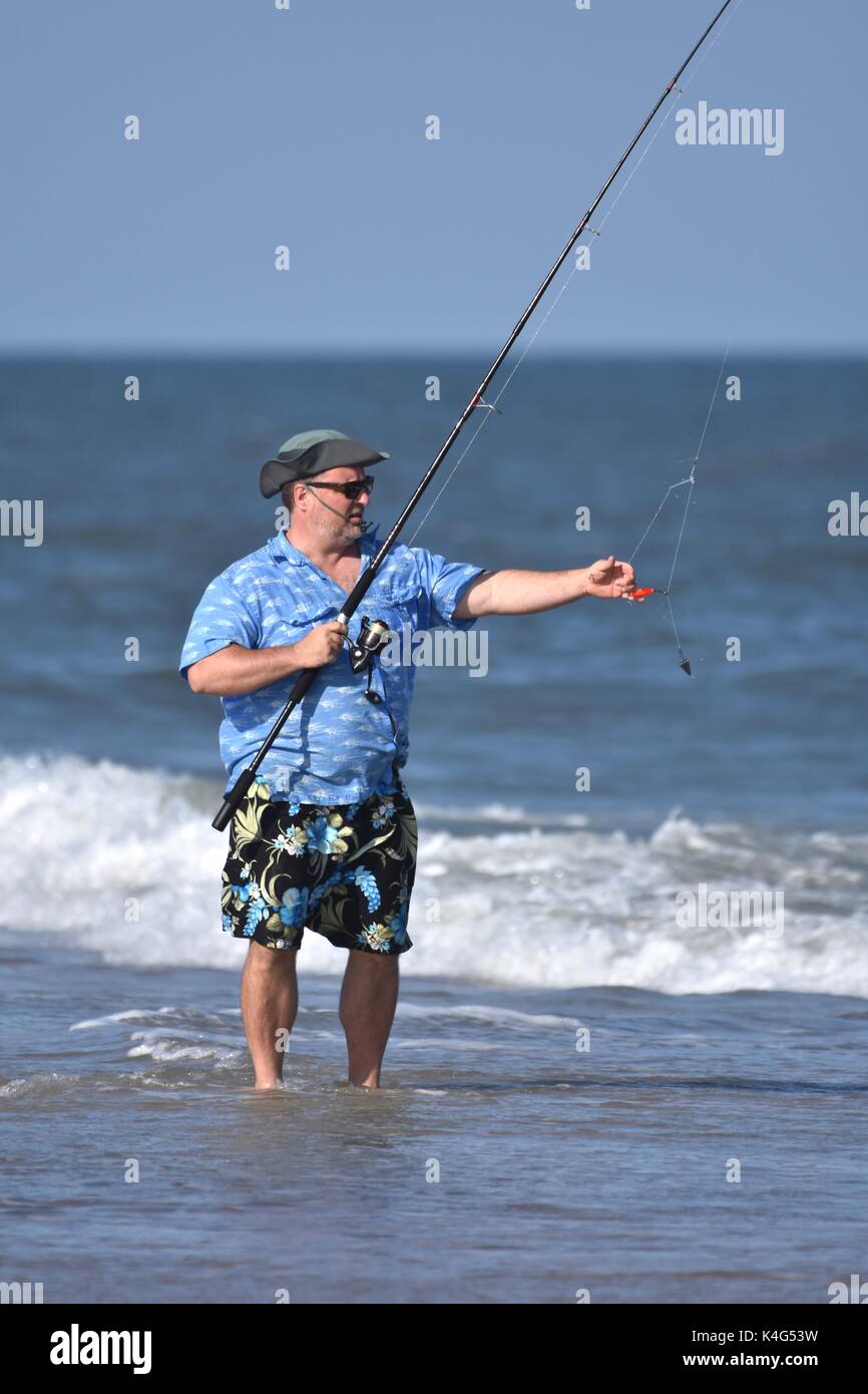 Seashore fishing hi-res stock photography and images - Alamy
