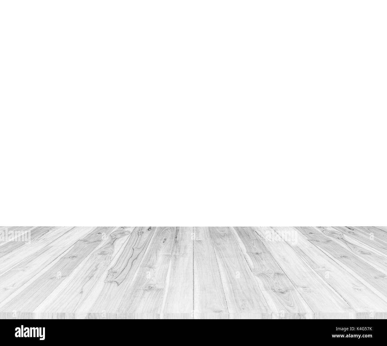 Vintage surface white wood table and rustic grain texture background ...