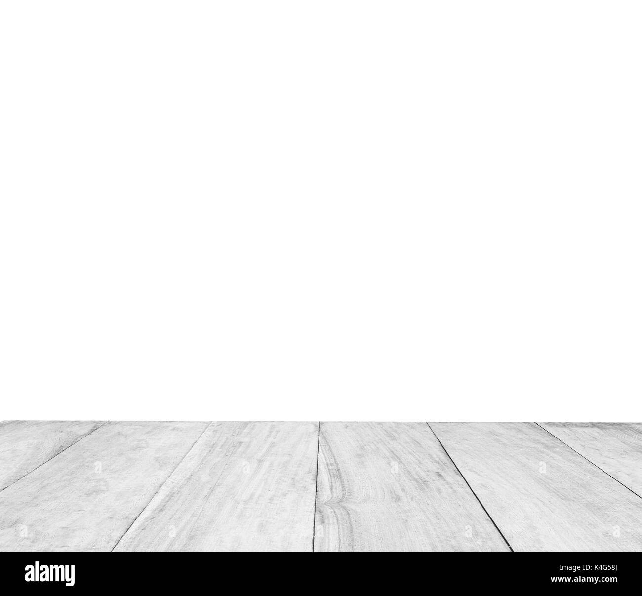 Vintage surface white wood table and rustic grain texture background ...