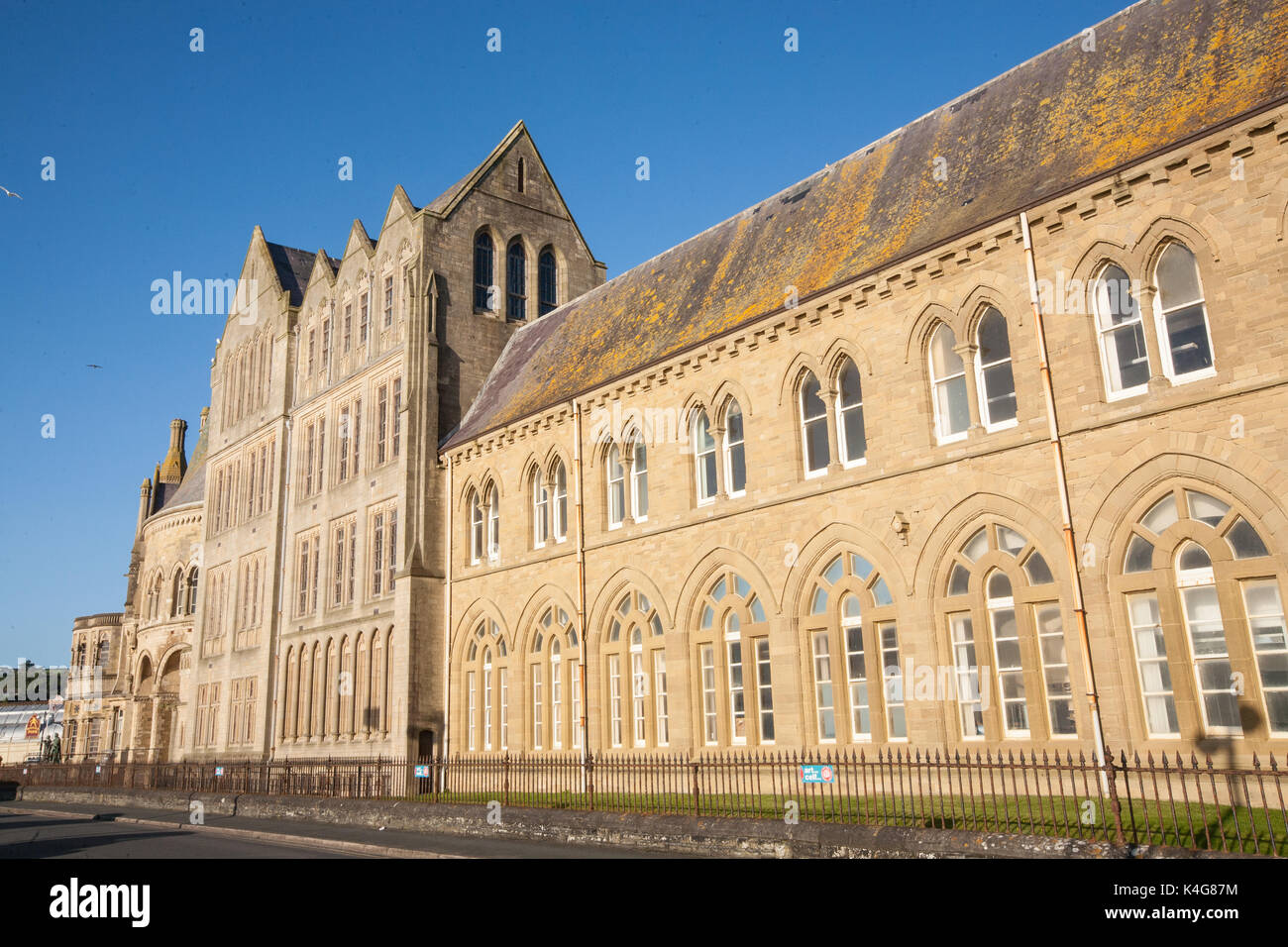 Aberystwyth university old college building hi-res stock photography ...
