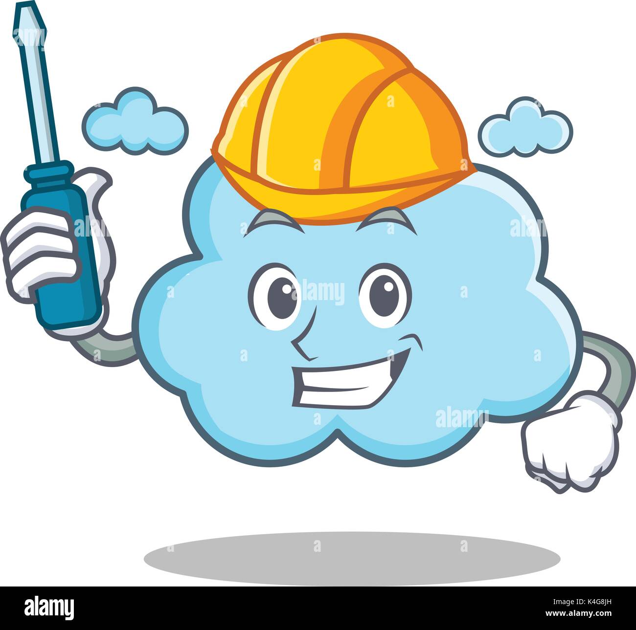Automotive cute cloud character cartoon Stock Vector Image & Art - Alamy