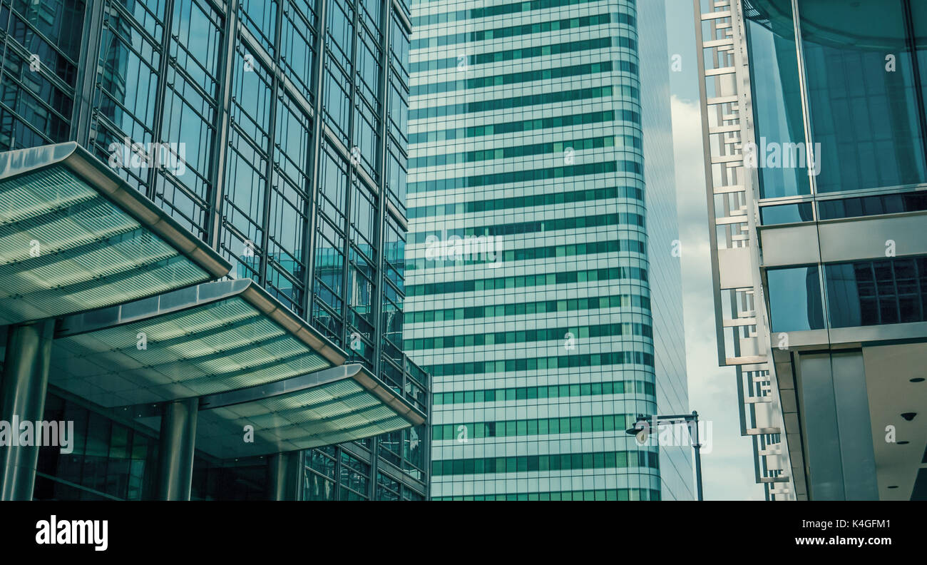 London modern architecture, business office buildings Stock Photo - Alamy