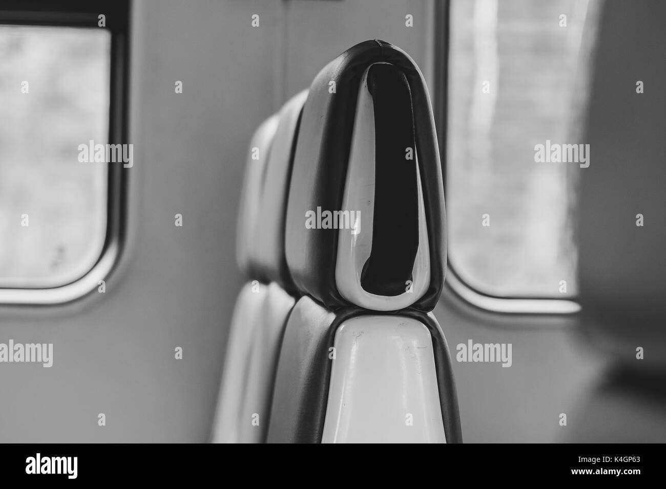 Emtpy interior of the train for long and short distance in Europe Stock ...