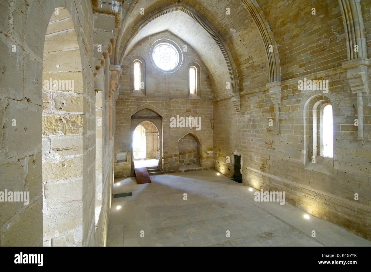 Facade church rueda monastery hi-res stock photography and images - Alamy