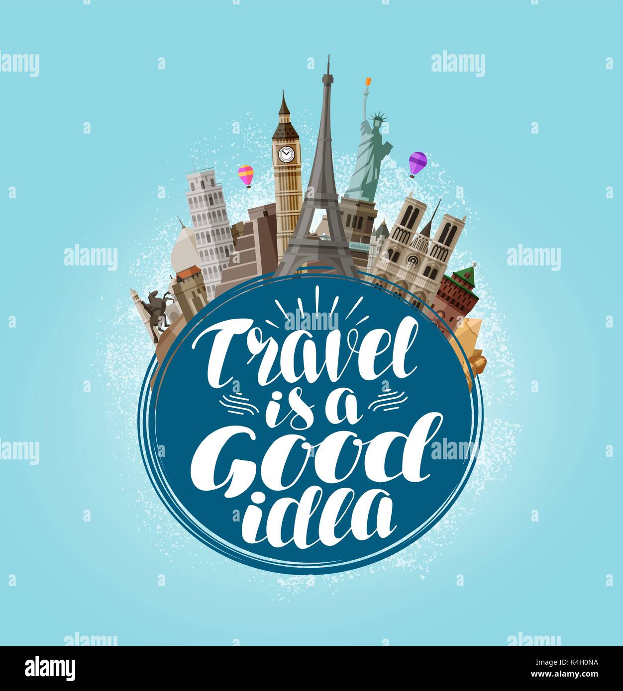 Traveling city Stock Vector Images - Alamy