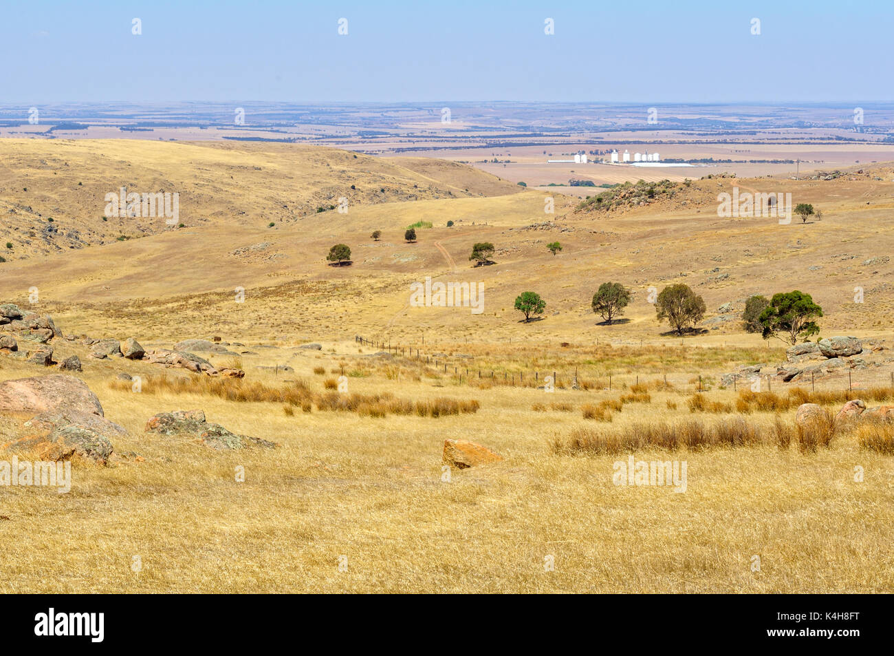 Steep, dry and rocky pasture between Angaston and Murray Bridge - SA ...