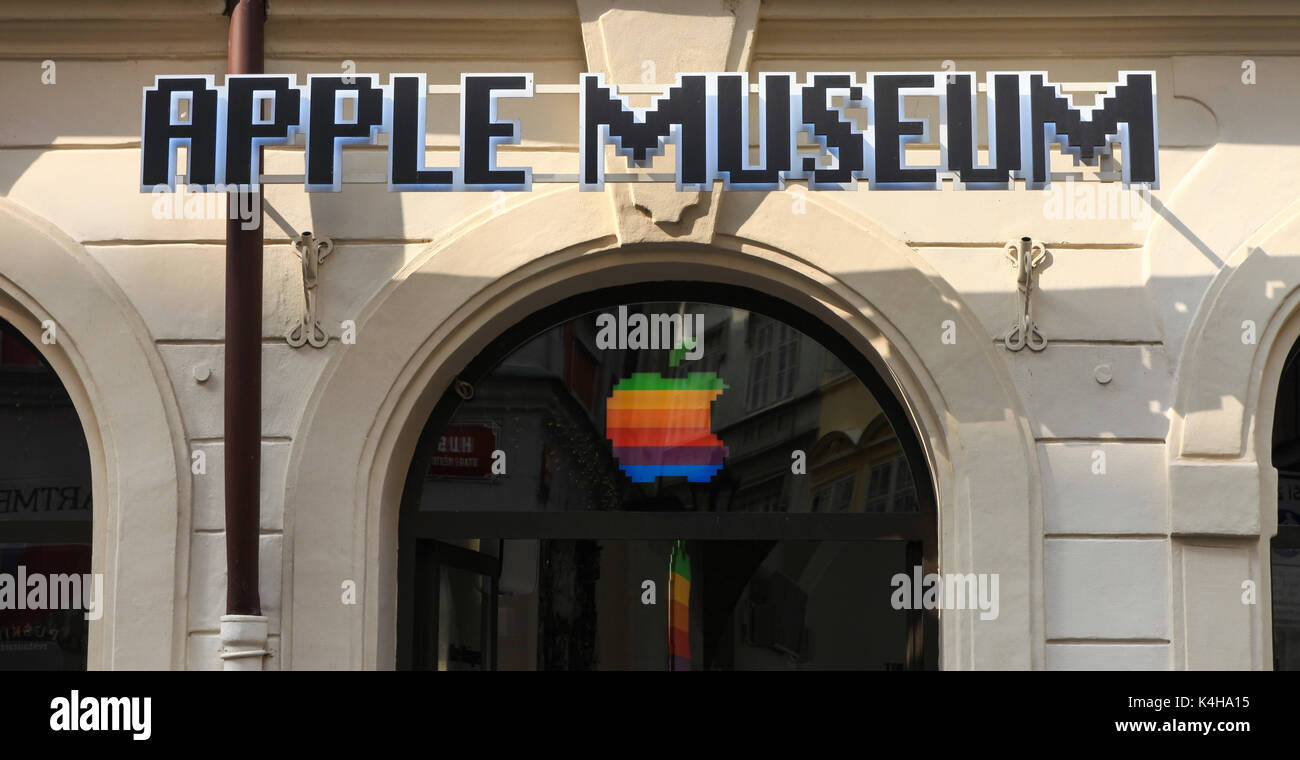 Apple museum in Prague. Located in the heart of the city, Apple's ...