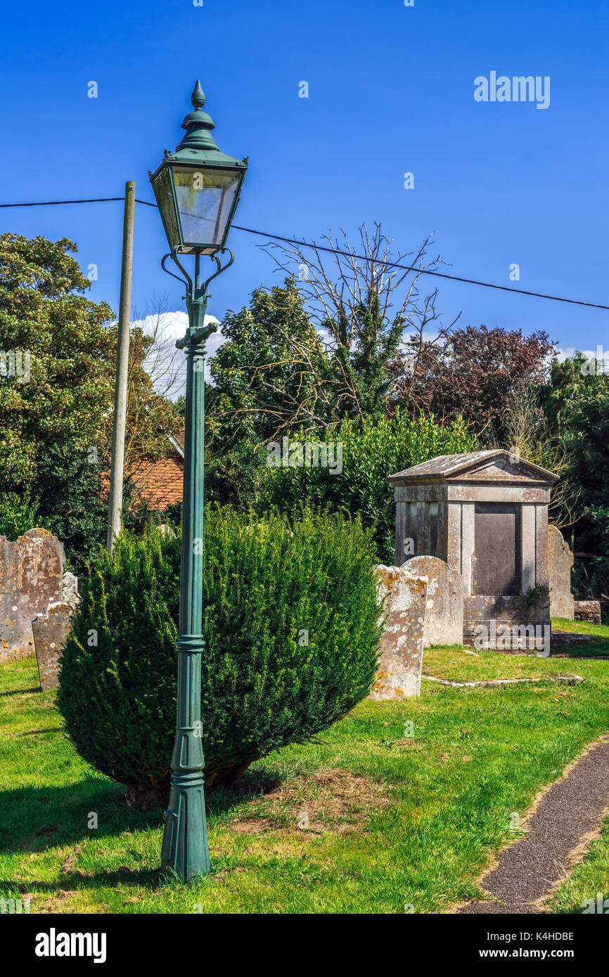 Lamp at St Mary Magdalene in Lyminster Stock Photo - Alamy