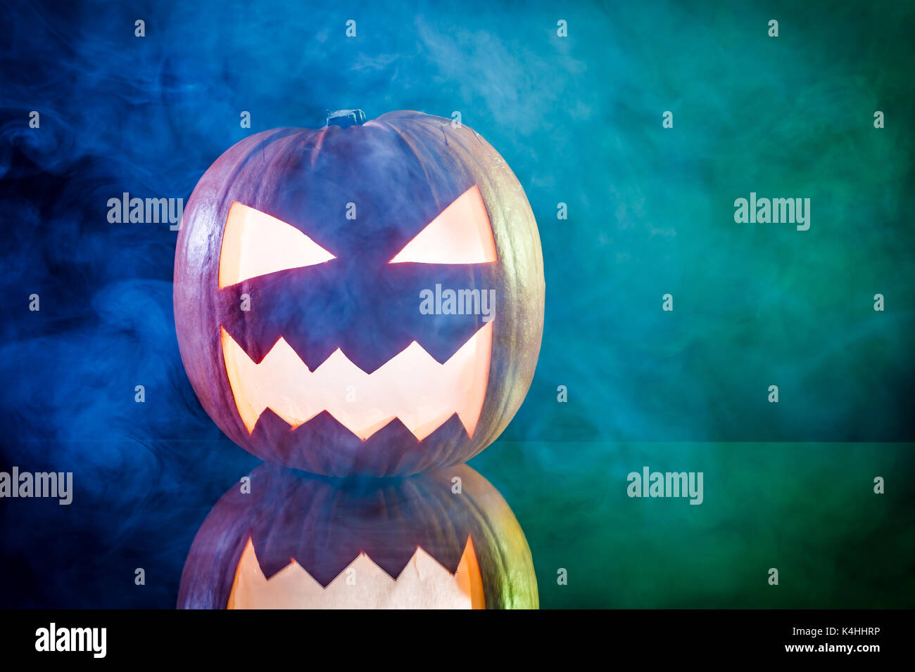 Halloween lantern pumpkin smoking on hi-res stock photography and ...