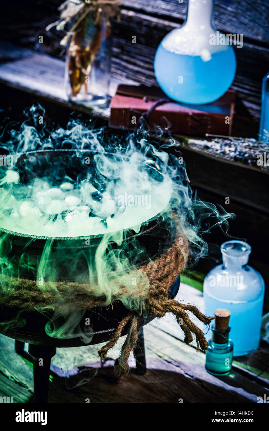 Magic mixture boiling hi-res stock photography and images - Alamy