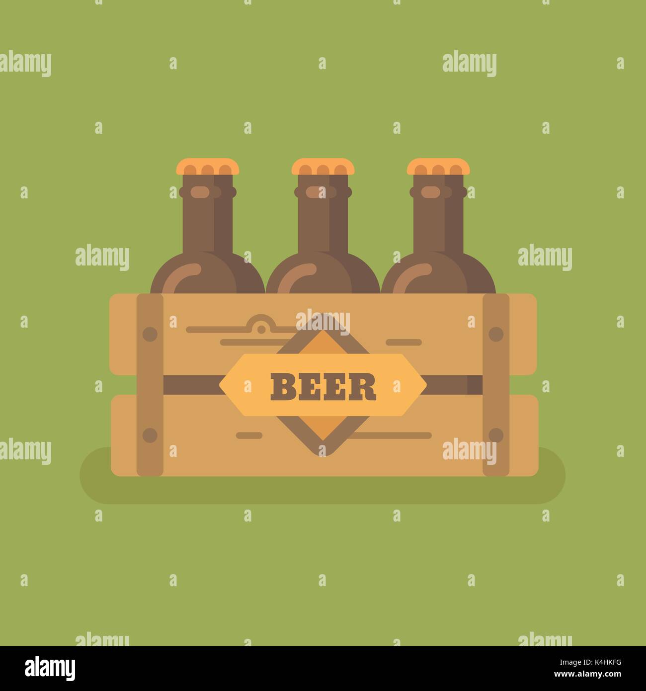 Craft beer bottles on Stock Vector Images - Alamy