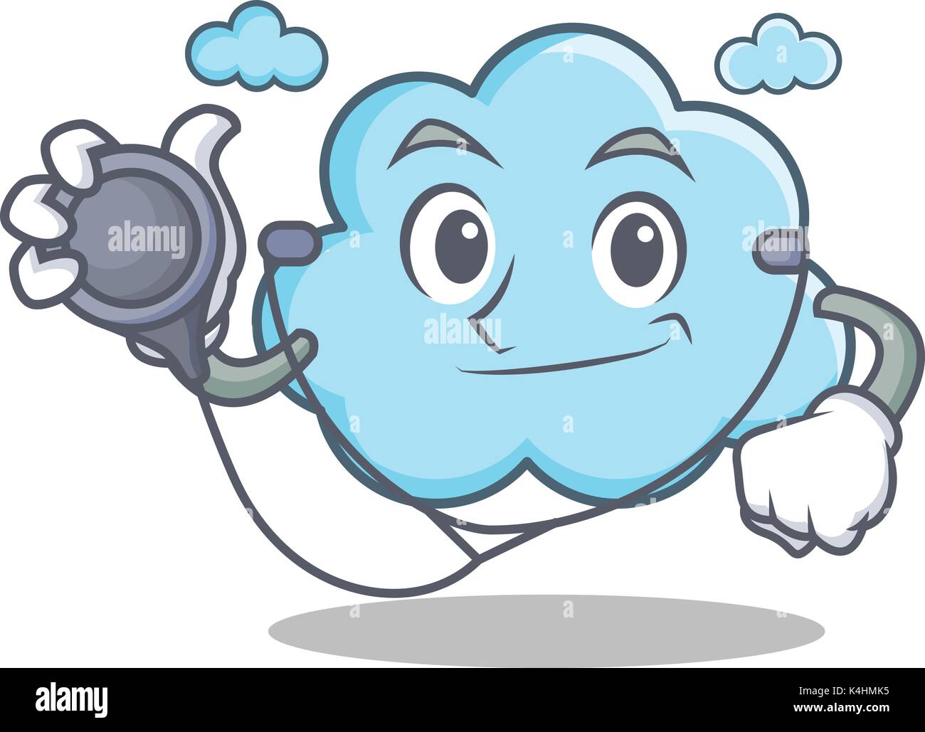 Doctor cute cloud character cartoon Stock Vector Image & Art - Alamy