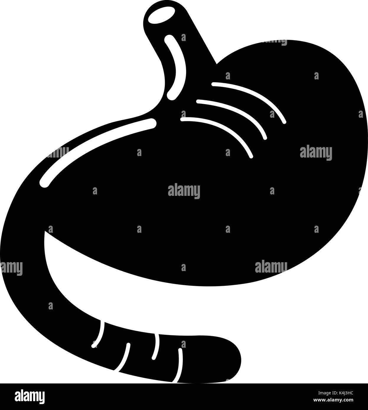 Stomach icon , simple style Stock Vector Image & Art - Alamy