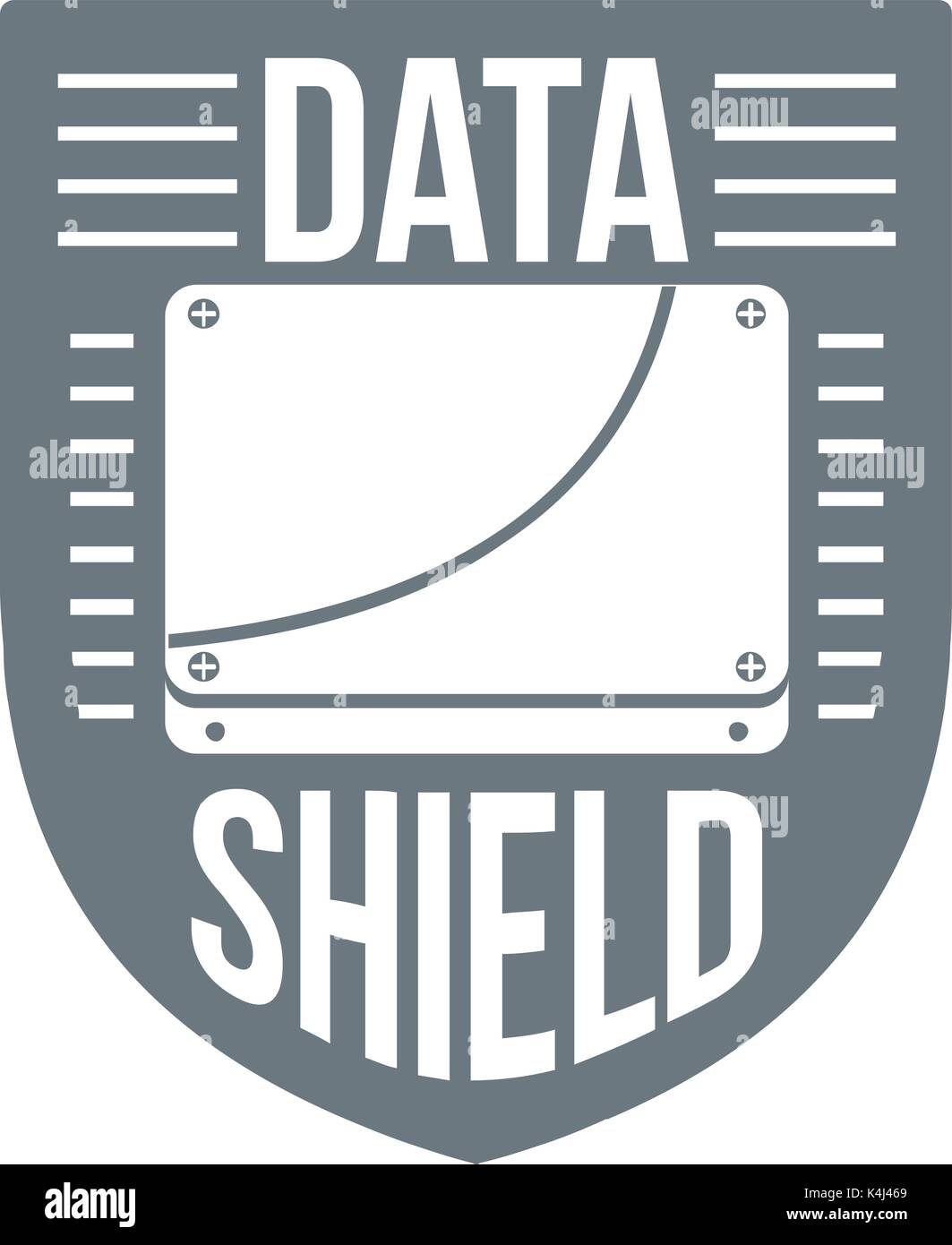 Data shield logo, simple style Stock Vector Image & Art - Alamy