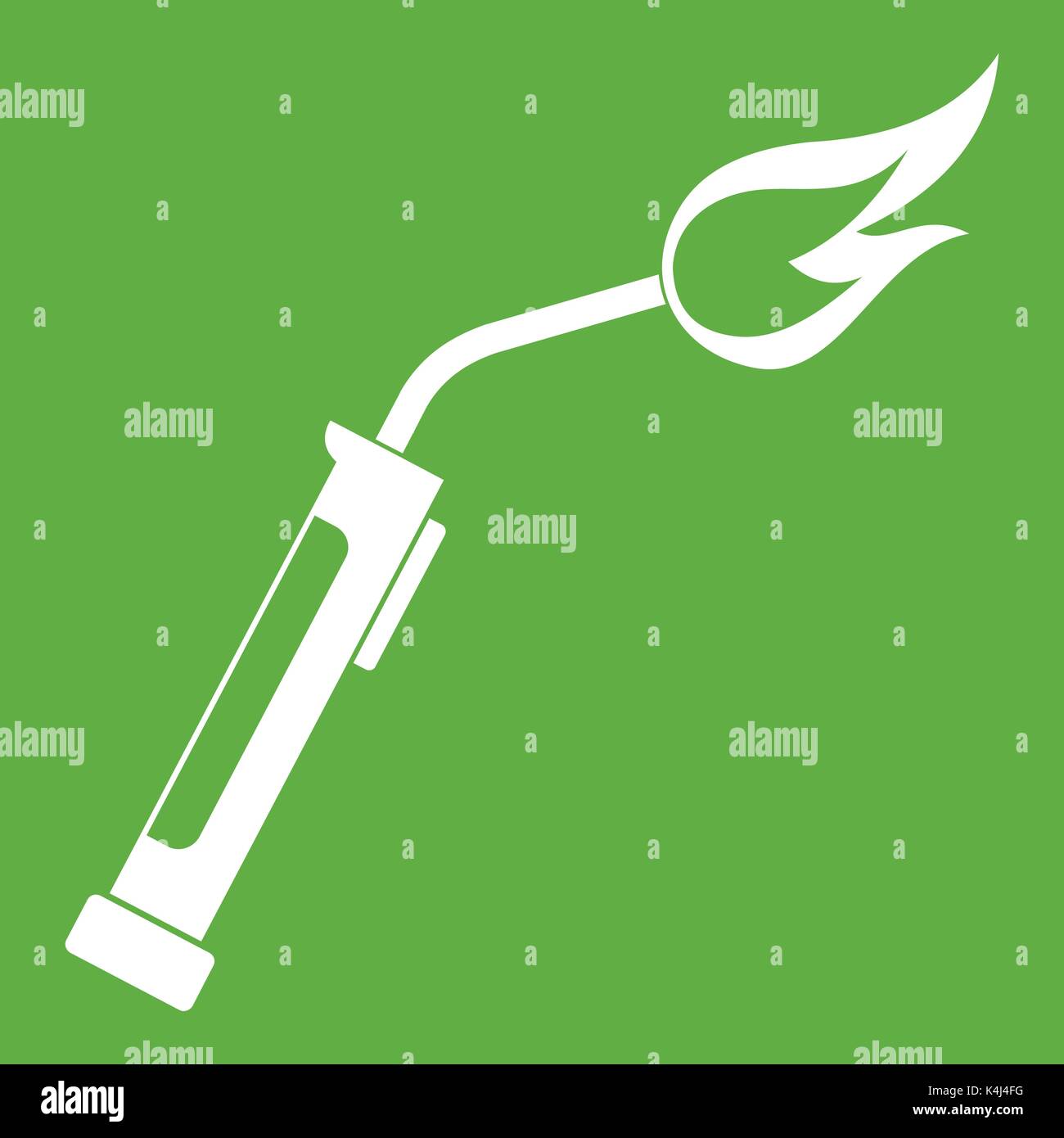 Welding torch icon green Stock Vector Image & Art - Alamy