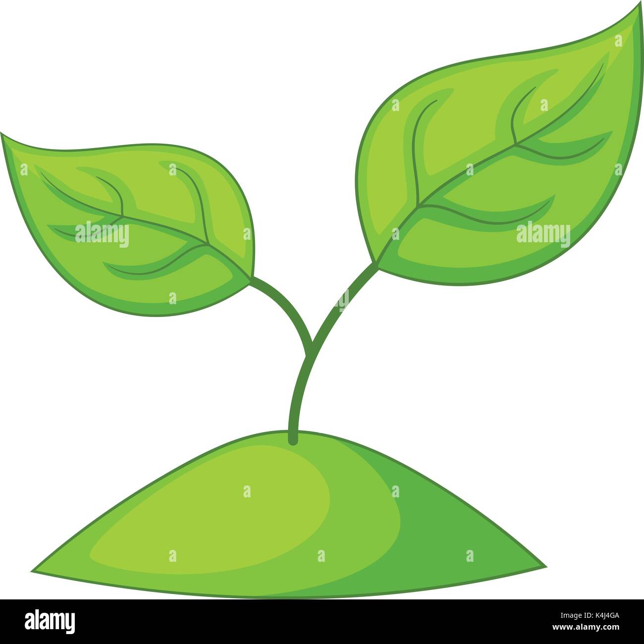 Sprout icon, cartoon style Stock Vector Image & Art - Alamy