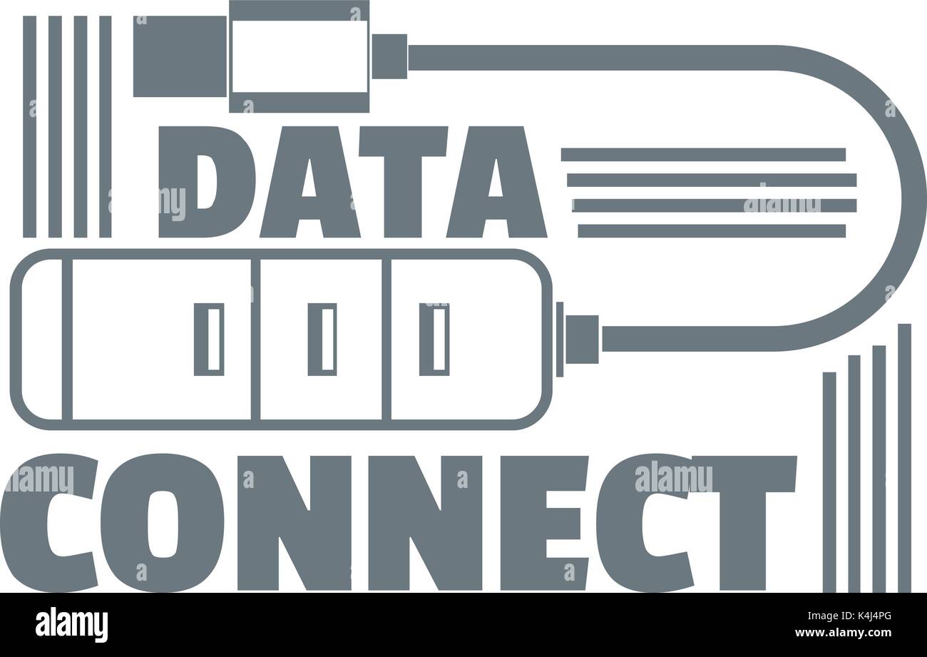 Data connect logo, simple style Stock Vector Image & Art - Alamy