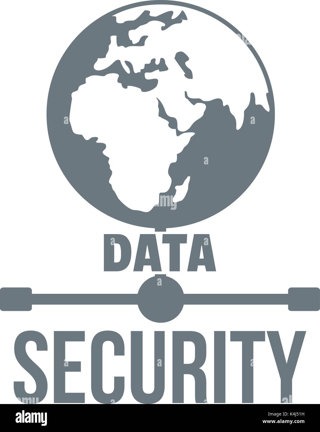 Global data security logo, simple style Stock Vector Image & Art - Alamy