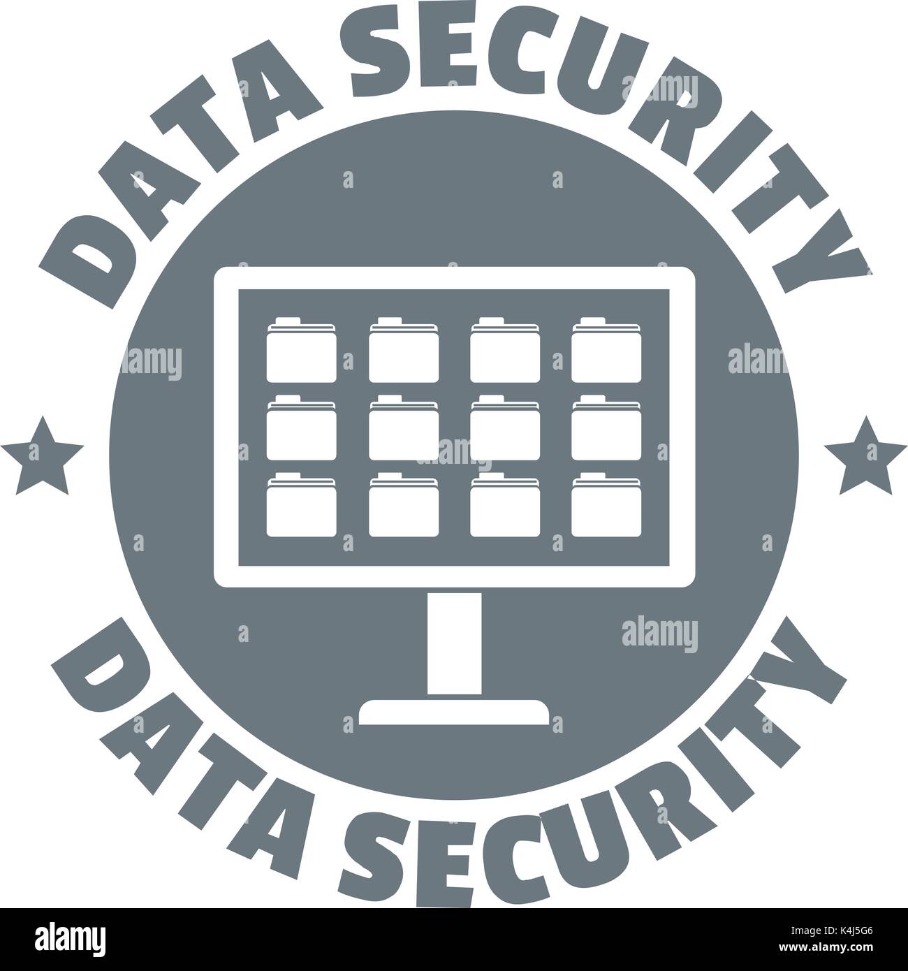 Pc data security logo, simple style Stock Vector Image & Art - Alamy