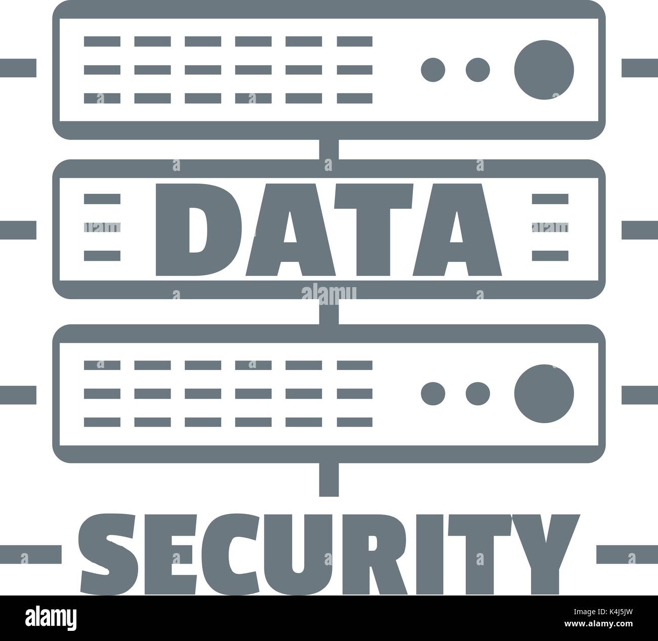 Server data security logo, simple style Stock Vector Image & Art - Alamy