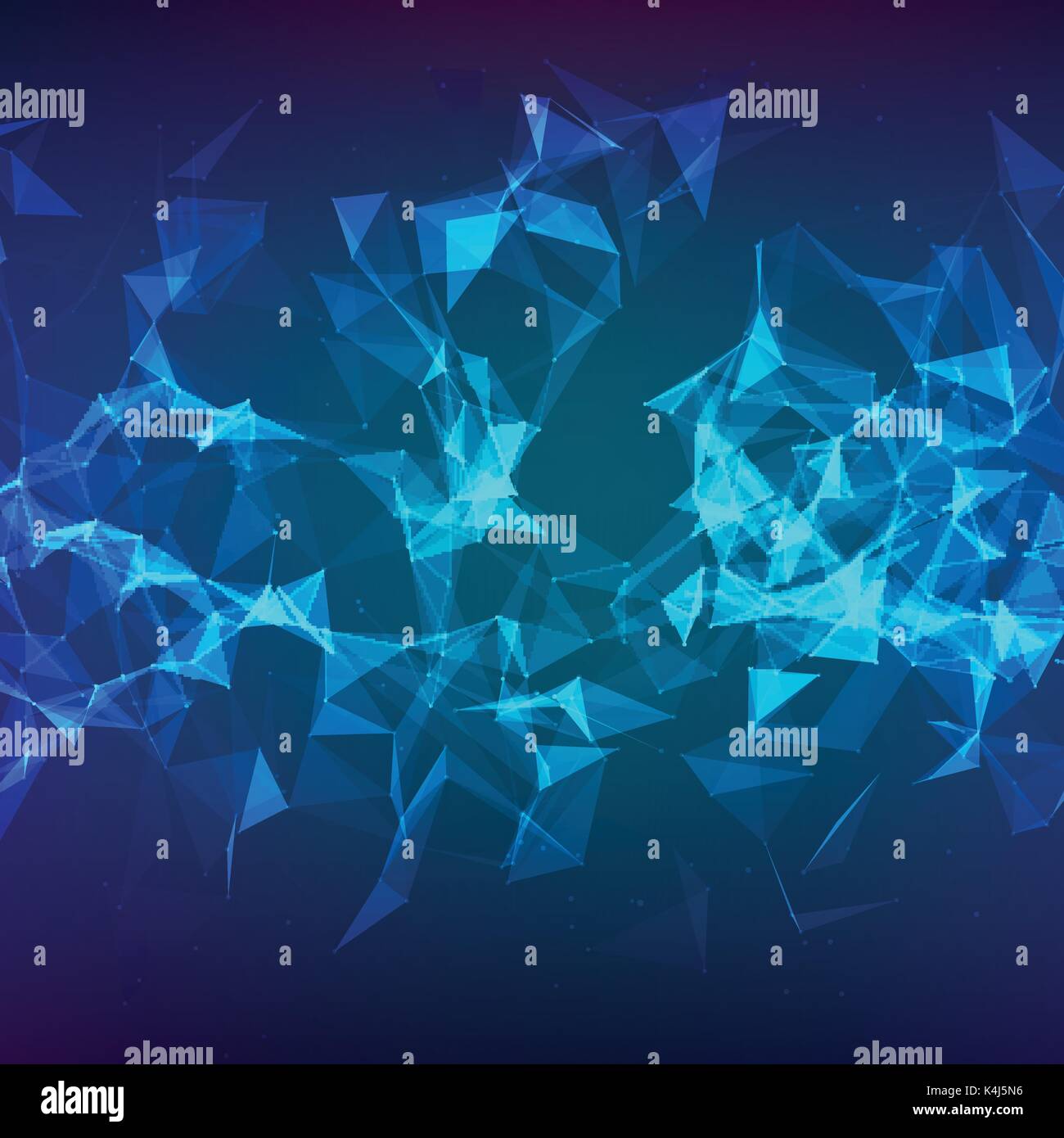 Abstract vector particles and lines Stock Vector Image & Art - Alamy