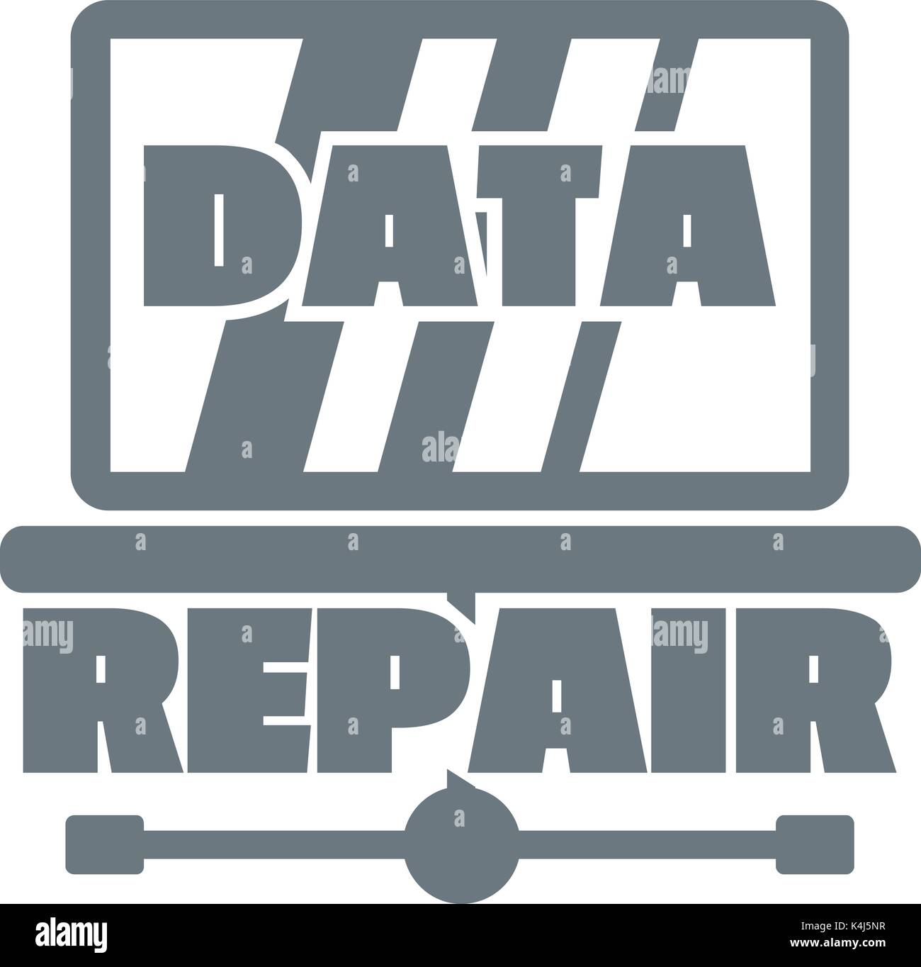 Pc data repair logo, simple style Stock Vector Image & Art - Alamy