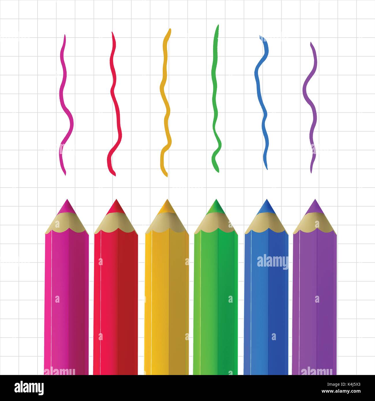 3d pencil sketch on paper Stock Vector Images - Alamy