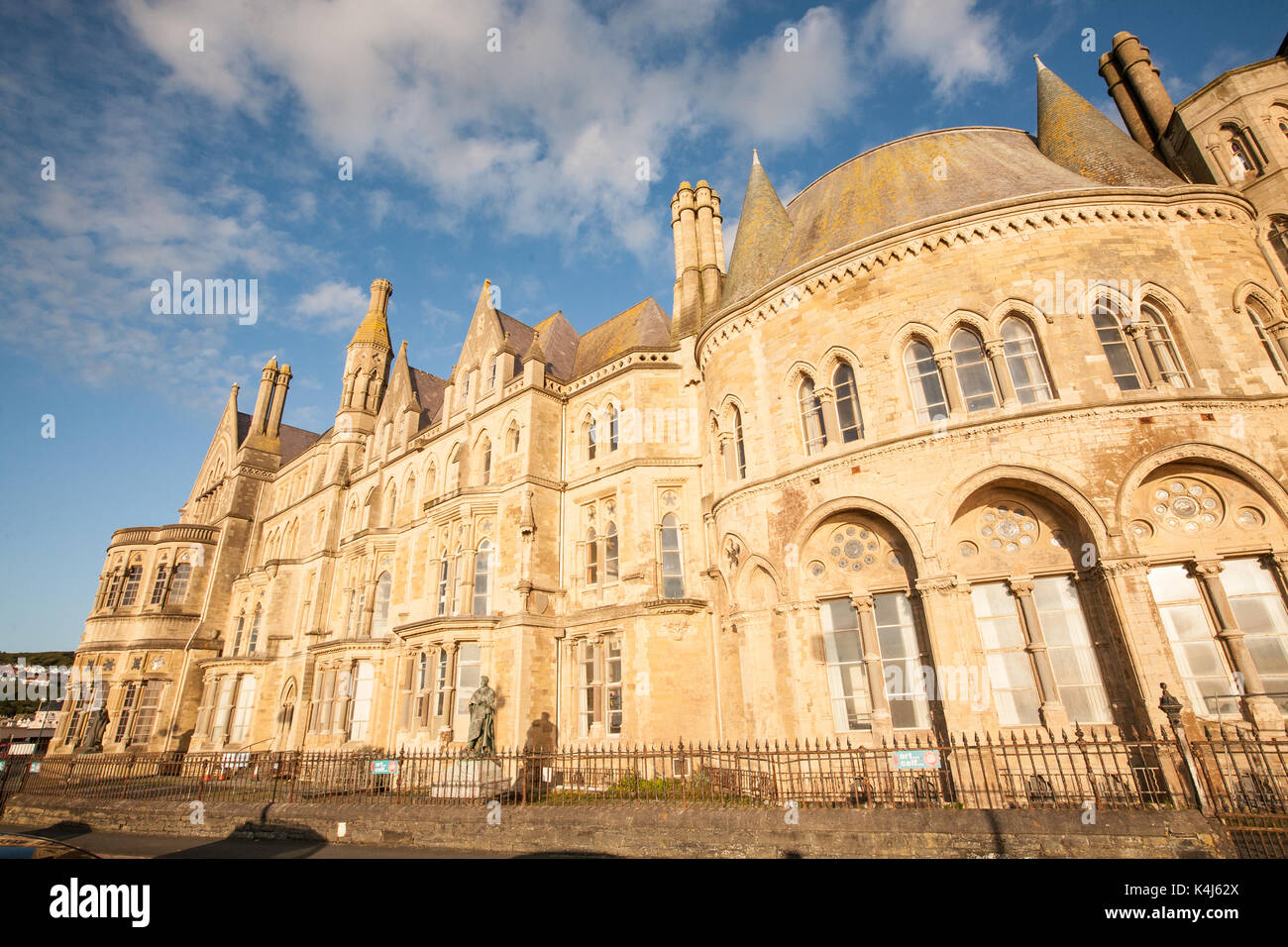 Aberystwyth university old college building hi-res stock photography ...
