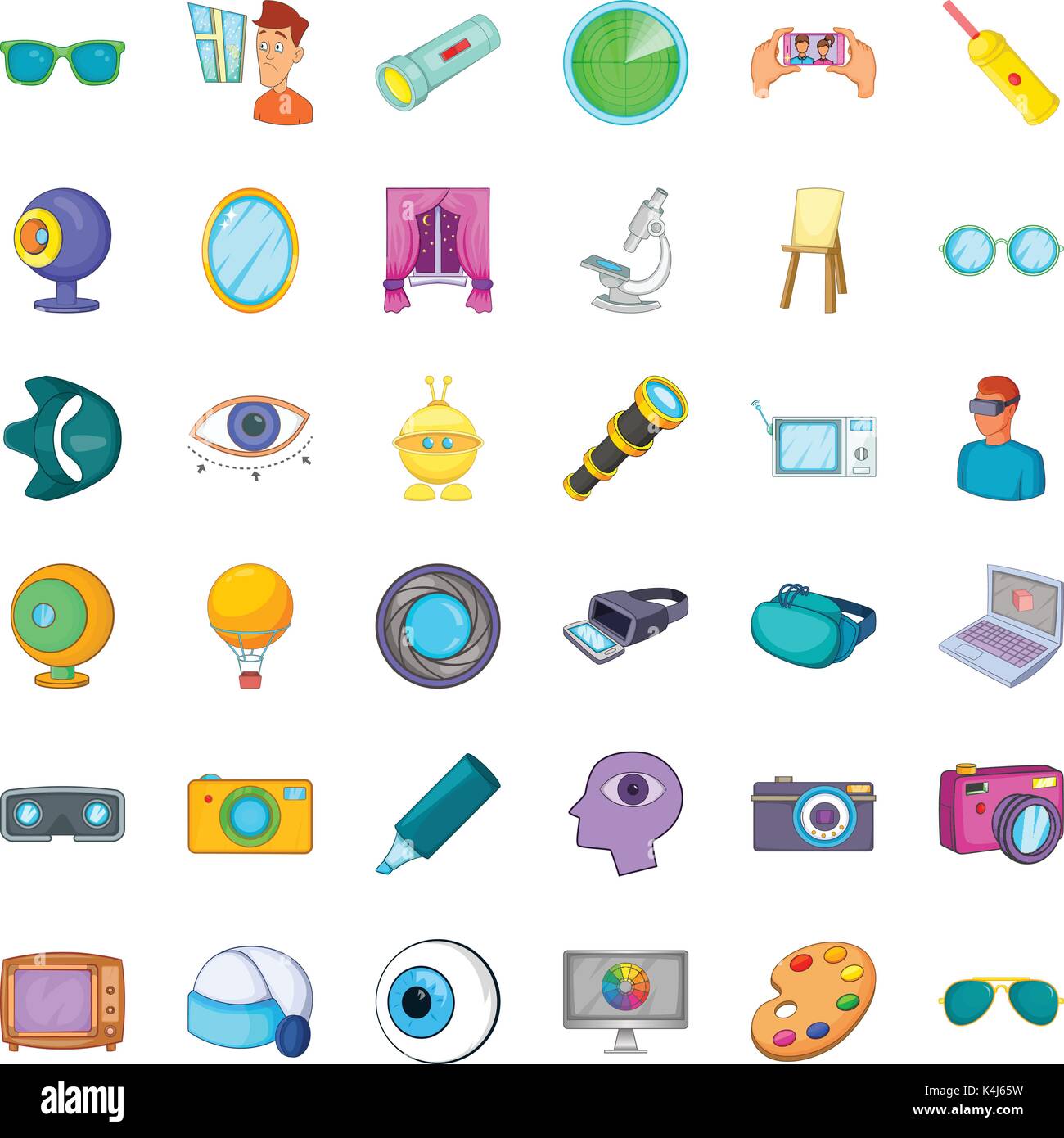 Computer vision test Stock Vector Images - Alamy