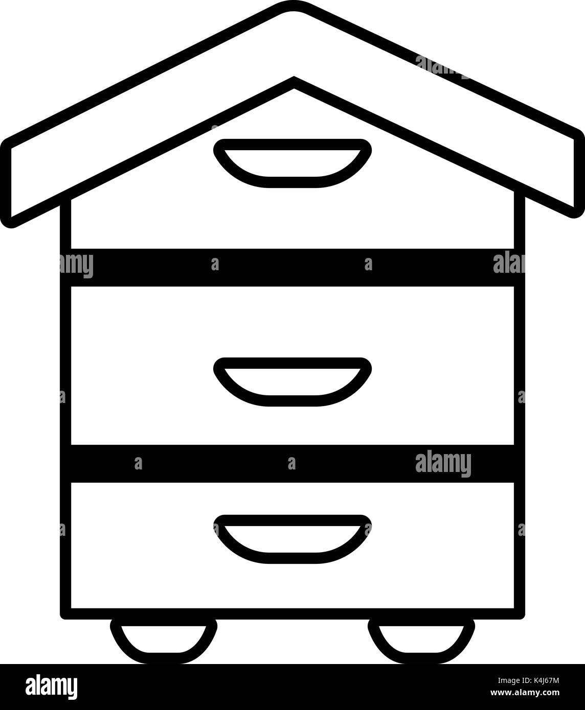 Wood beehive icon , outline style Stock Vector Image & Art - Alamy Wood beehive icon , outline style Stock Vector Image & Art - Alamy