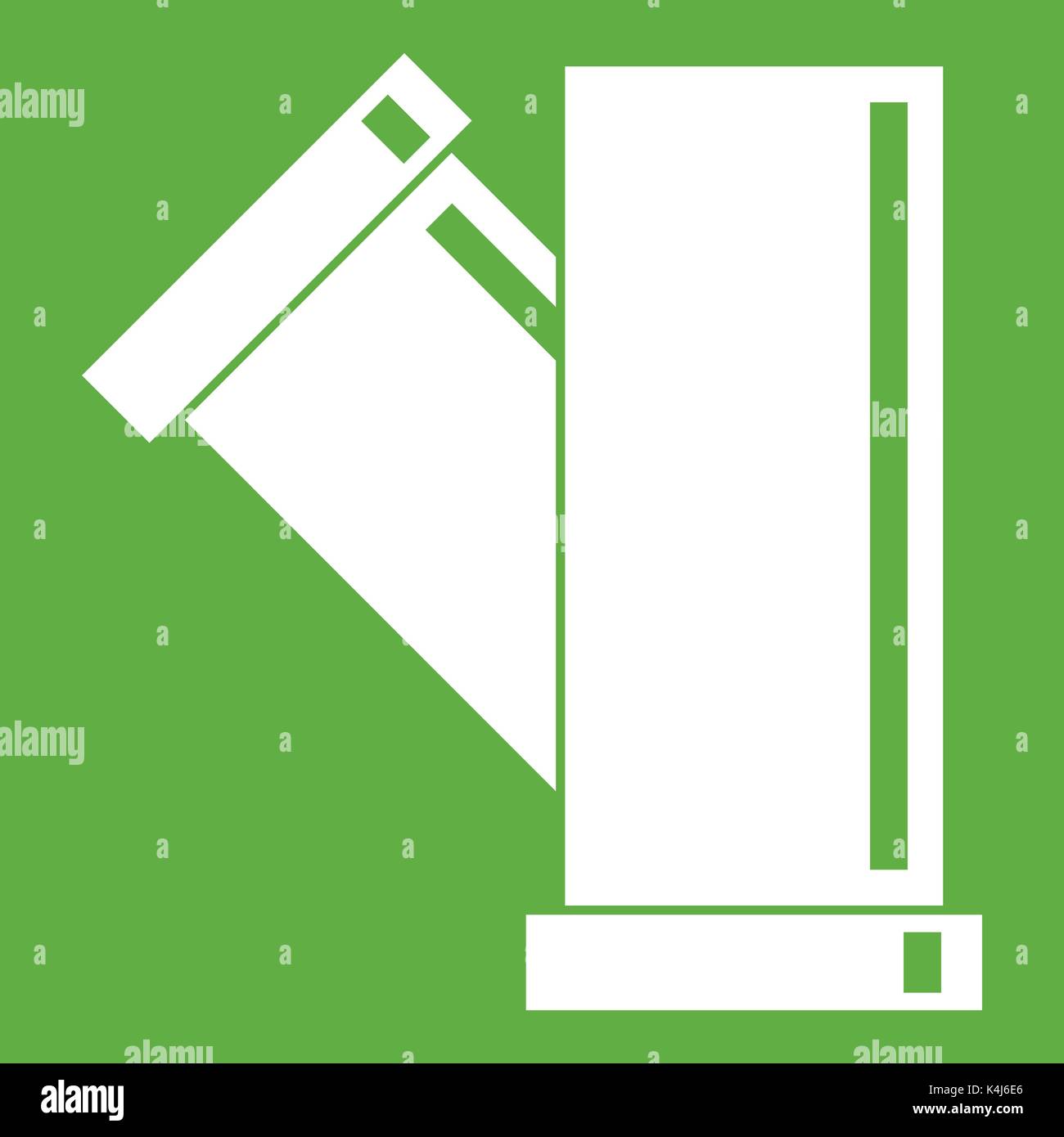 Tee fitting pipe icon green Stock Vector Image & Art - Alamy