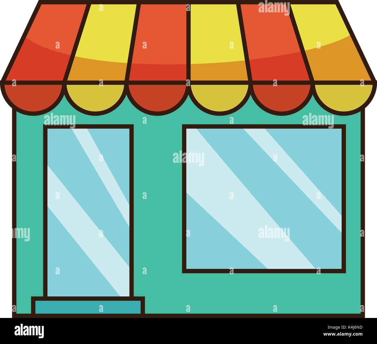 Shop icon, cartoon style Stock Vector Image & Art - Alamy