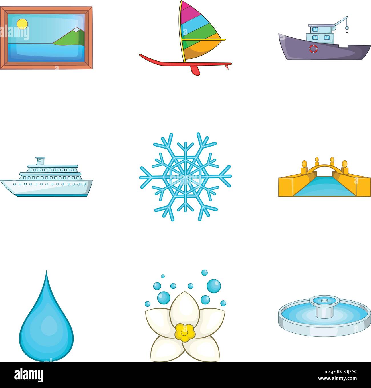 Vacuity icons set, cartoon style Stock Vector Image & Art - Alamy