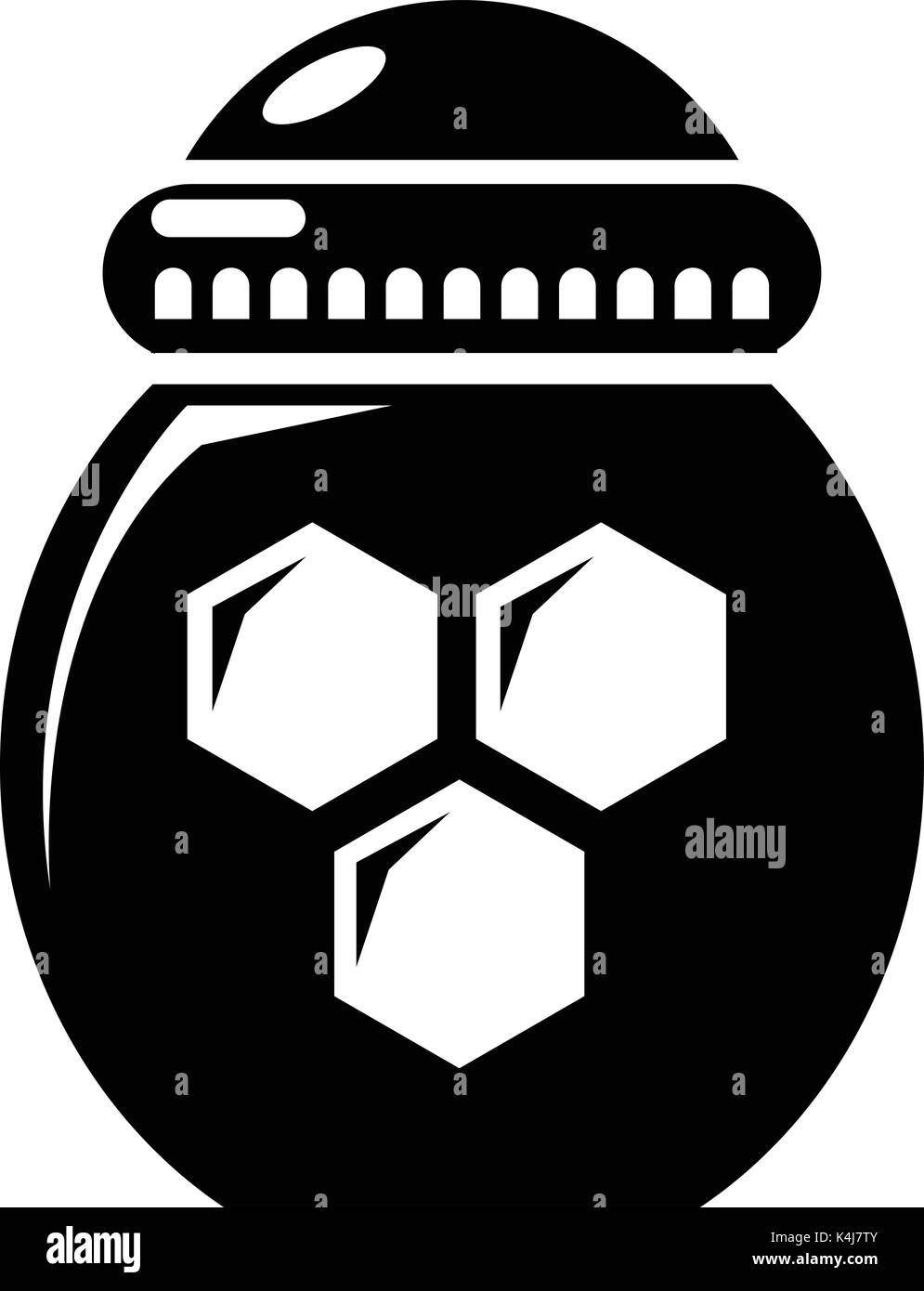 Jar honey icon , simple style Stock Vector Image & Art - Alamy