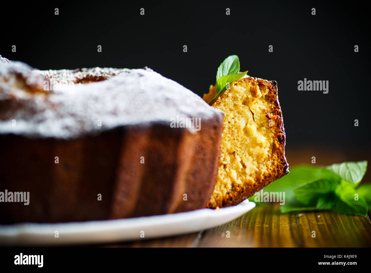 Sweet big honey cake Stock Photo - Alamy