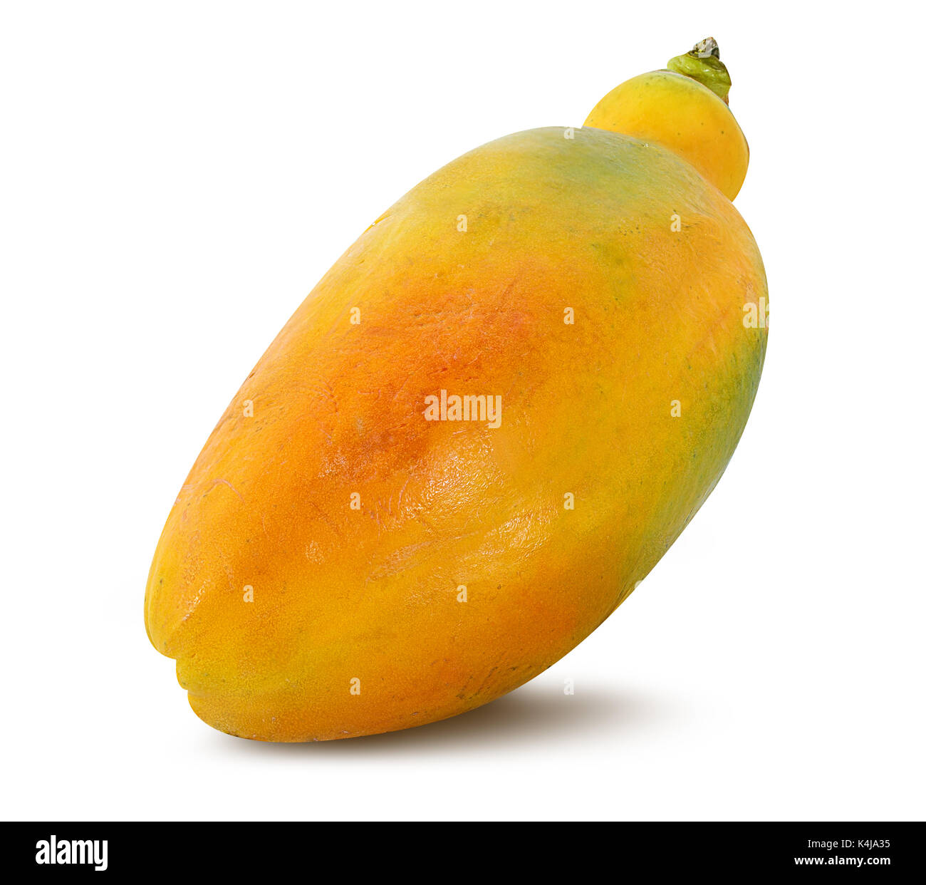 papaya isolated on a white background Stock Photo - Alamy