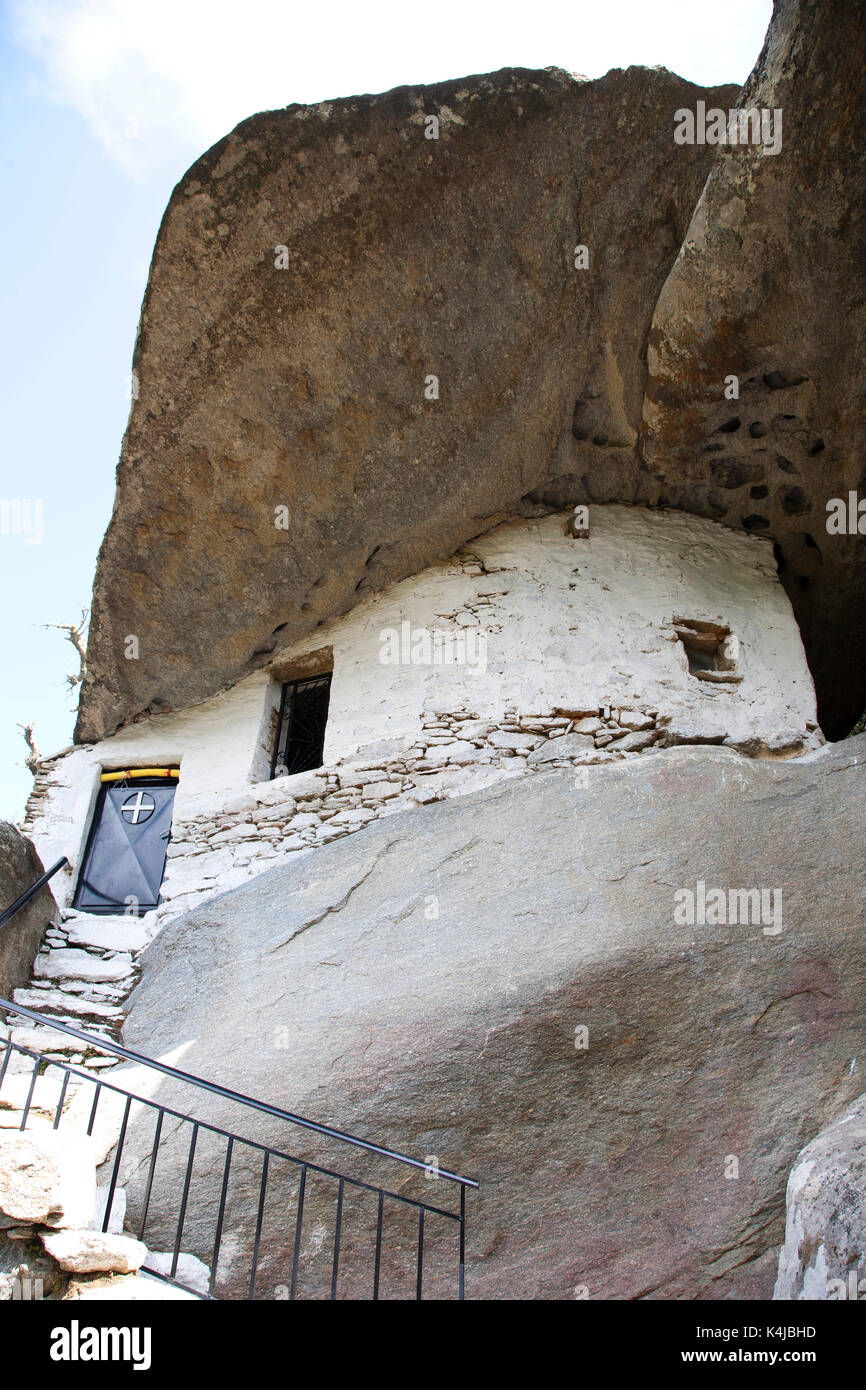 Theoktisti Monastery, Ikaria island, Aegean Sea, Greece, Europe Stock ...
