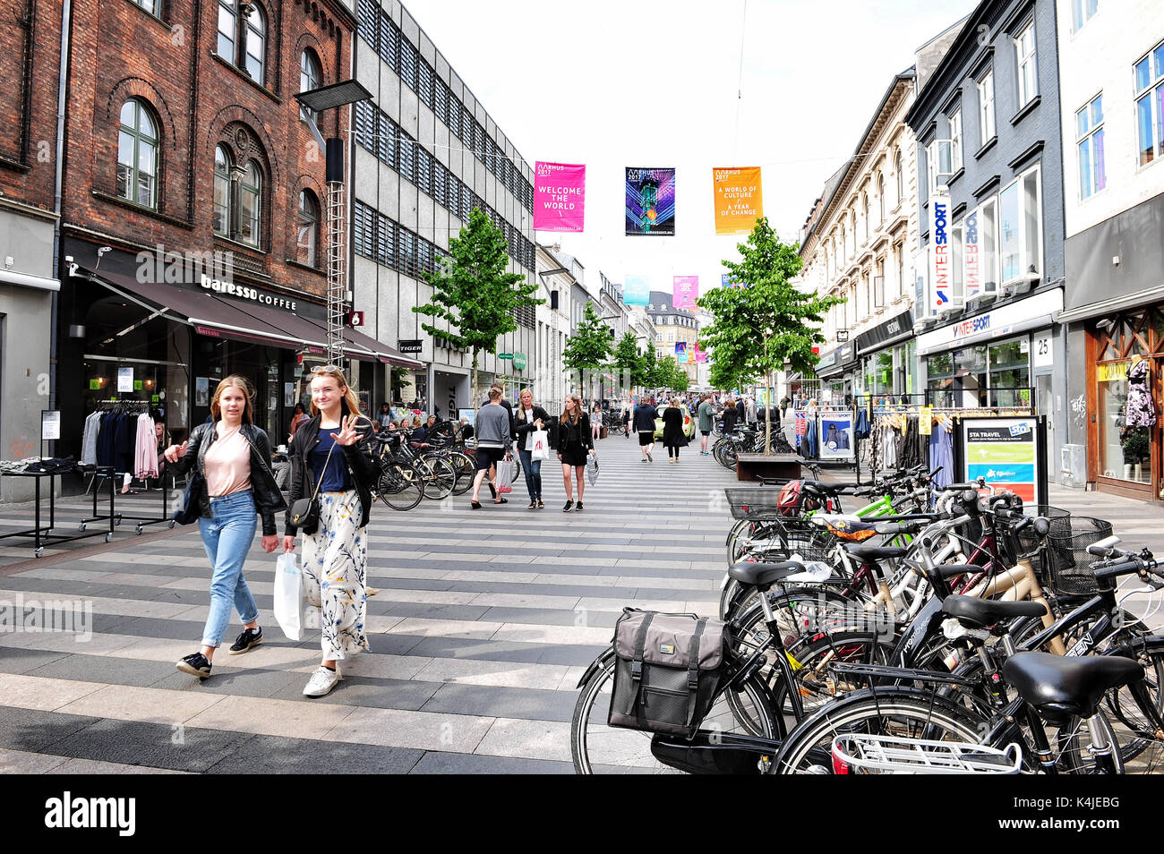 Pedestrianised city center hi-res stock photography and images - Alamy