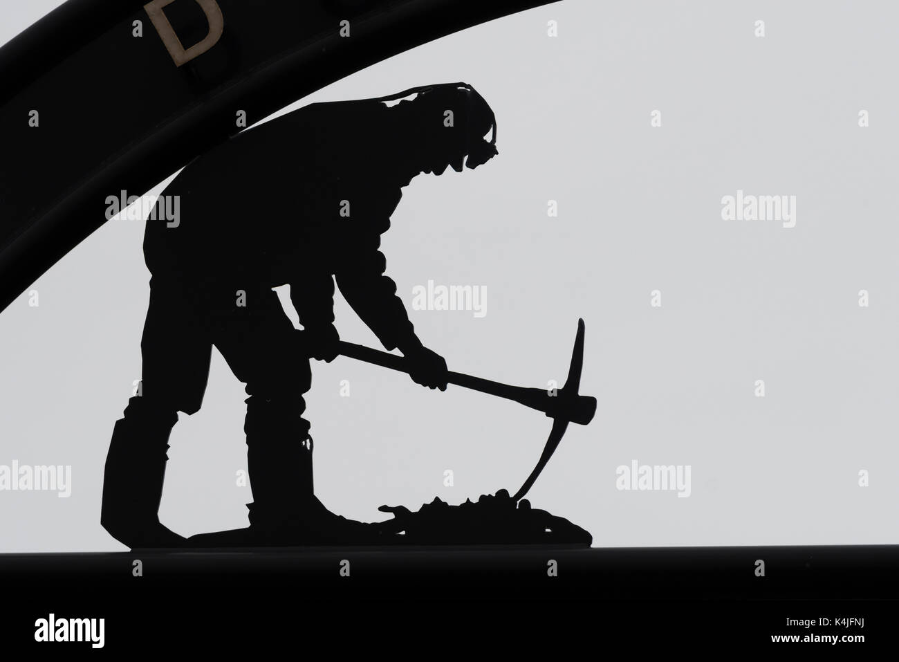 Coal miner statue in New Waterford, Cape Breton Island, Nova Scotia ...