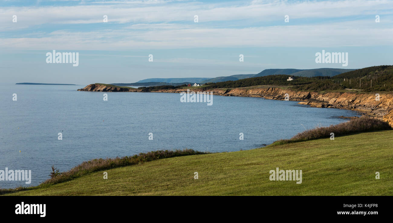 Scenic view of Margaree Harbour, Cabot Trail, Cape Breton Island, Nova ...