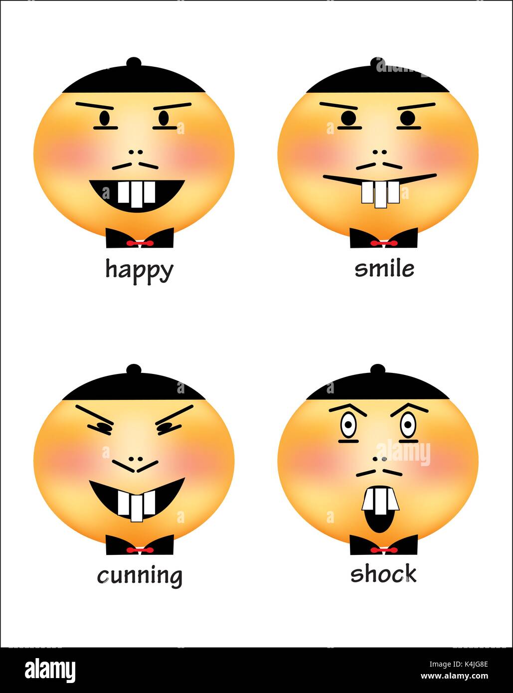 Asian emoji hi-res stock photography and images - Alamy